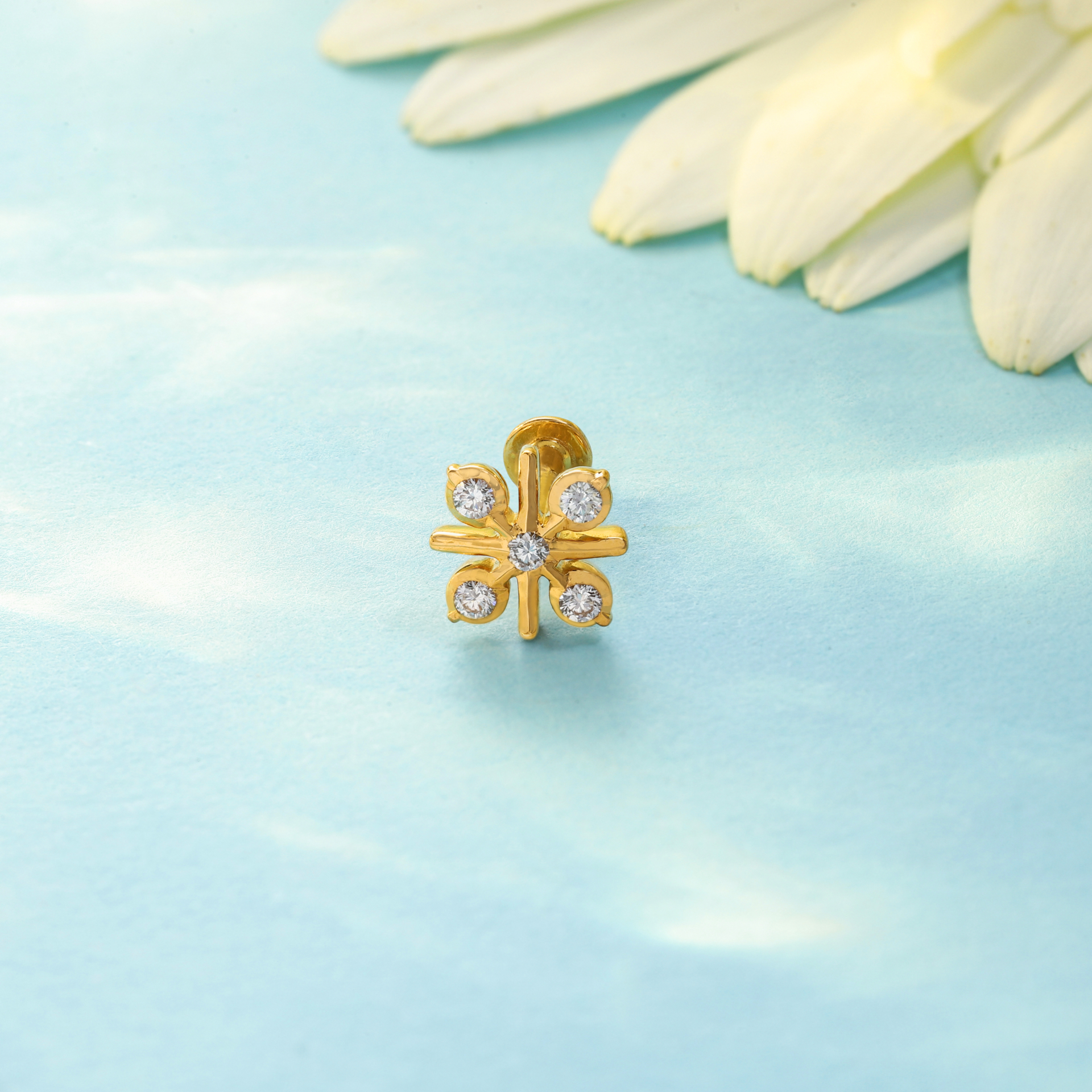 Latest Gold and Diamond Nose Pin Designs In India At GRT Jewels