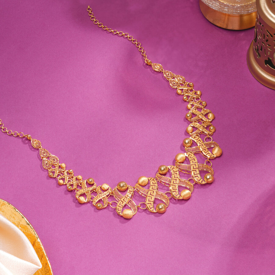 Gold Necklace Designs In 50 Grams