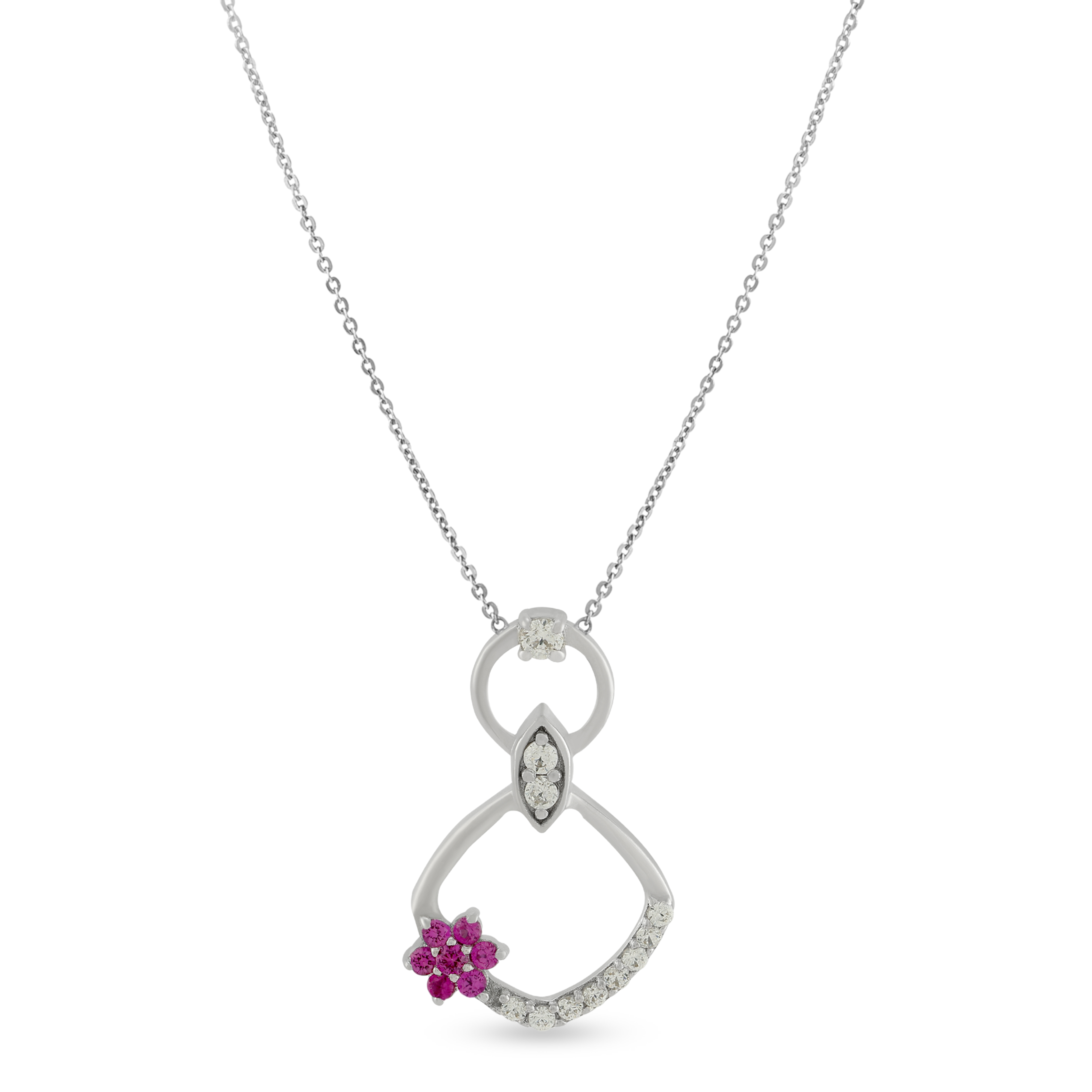 Amazing Sleek Floral 14KT Gold Necklace - Thea Collection