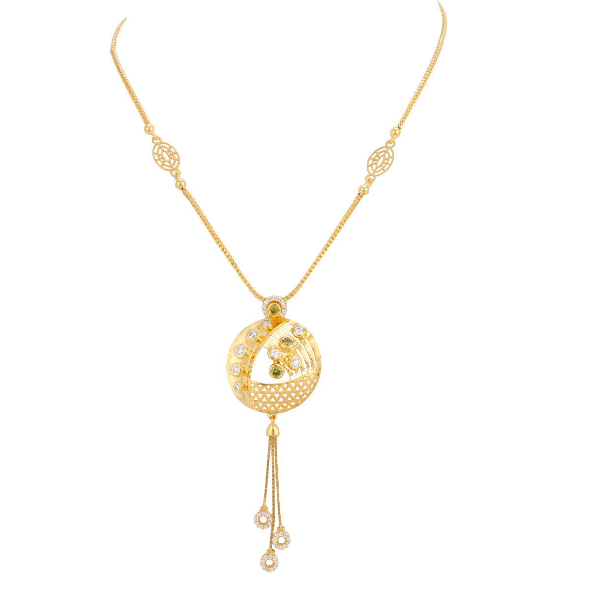 Buy Geometric Pattern Fancy Gold Necklaces |GRT Jewellers