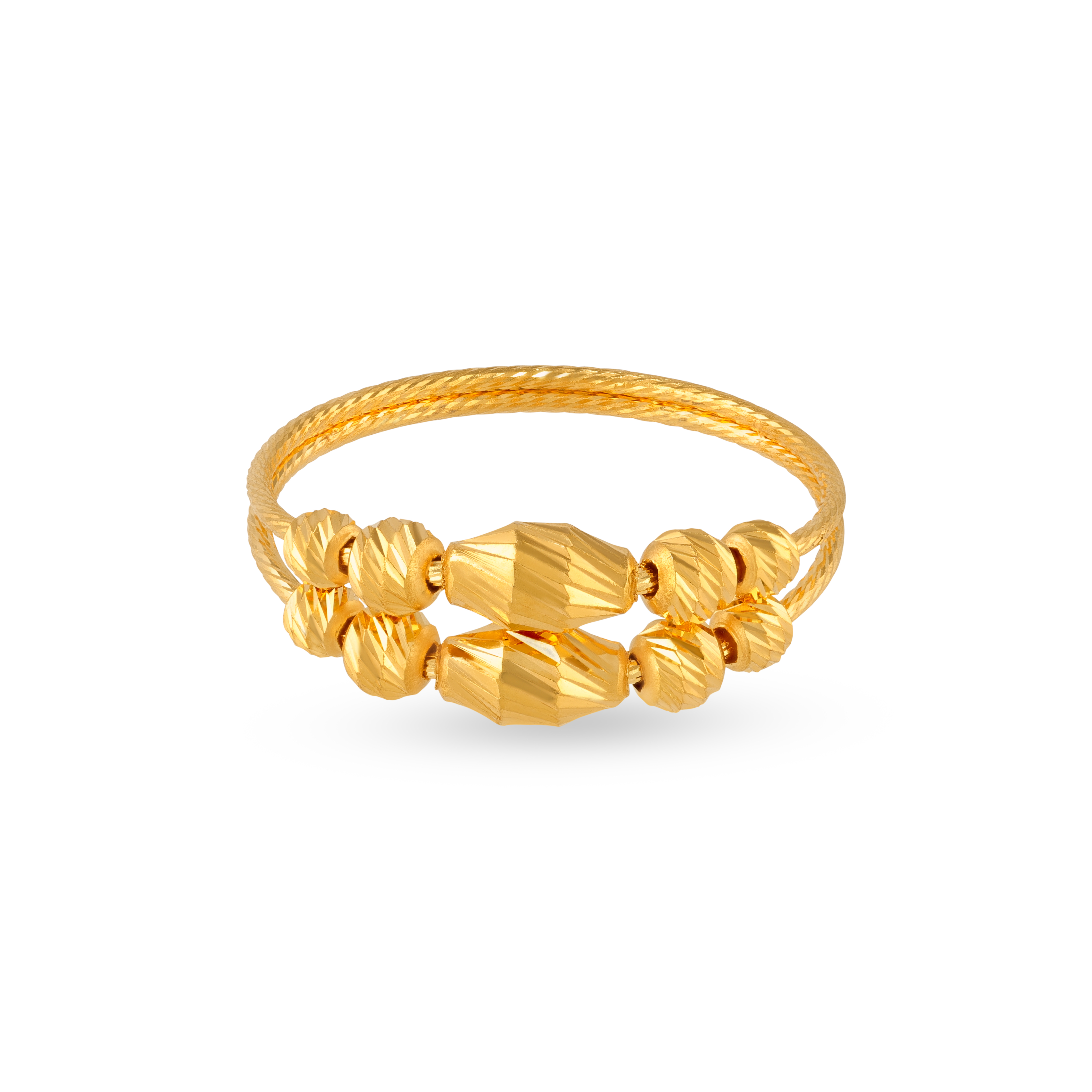 Buy Dashing Fancy Textured Gold Ring |GRT Jewellers
