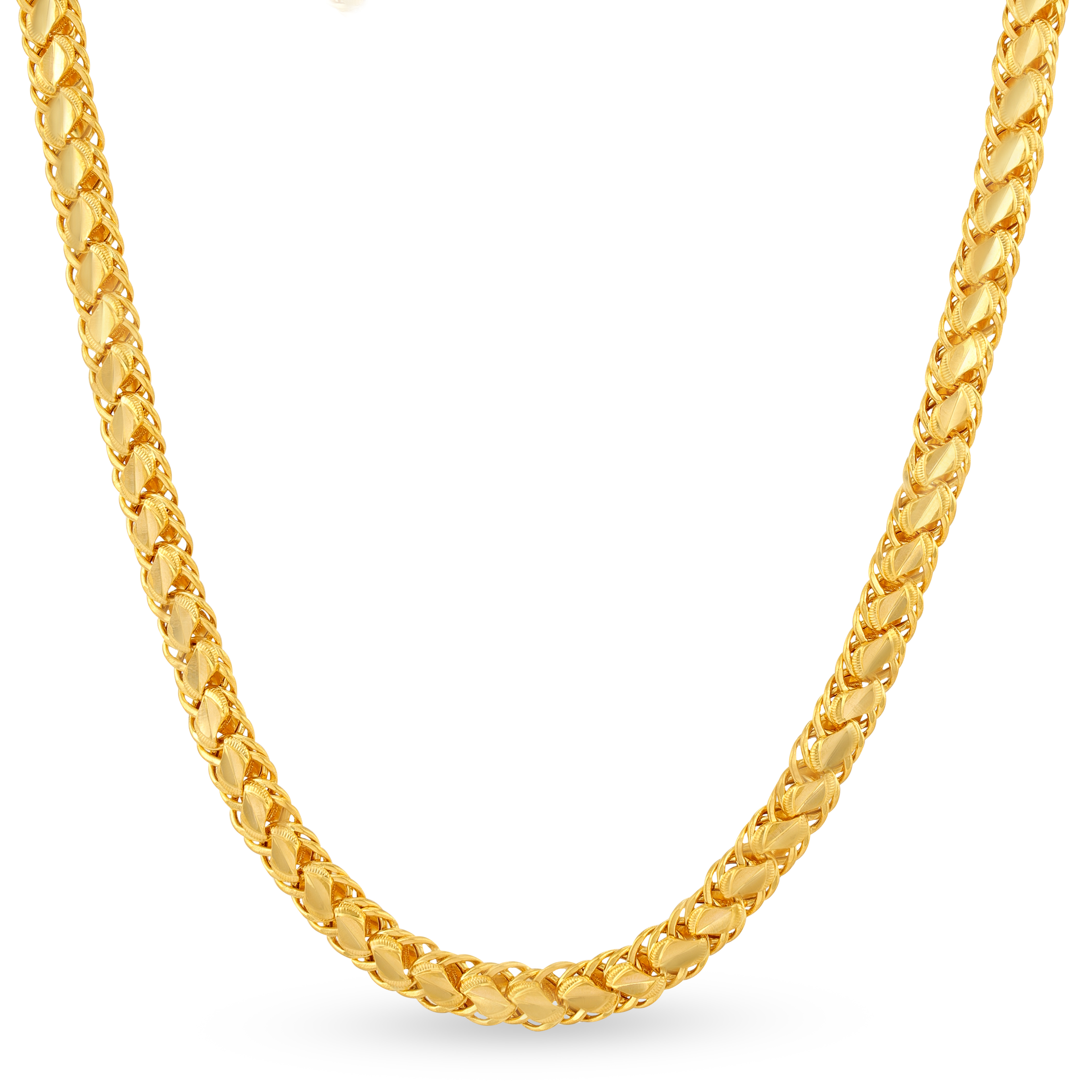 Shop Engraved 2 In 1 Gold Chain | Gold Chains Collection Online | GRT ...