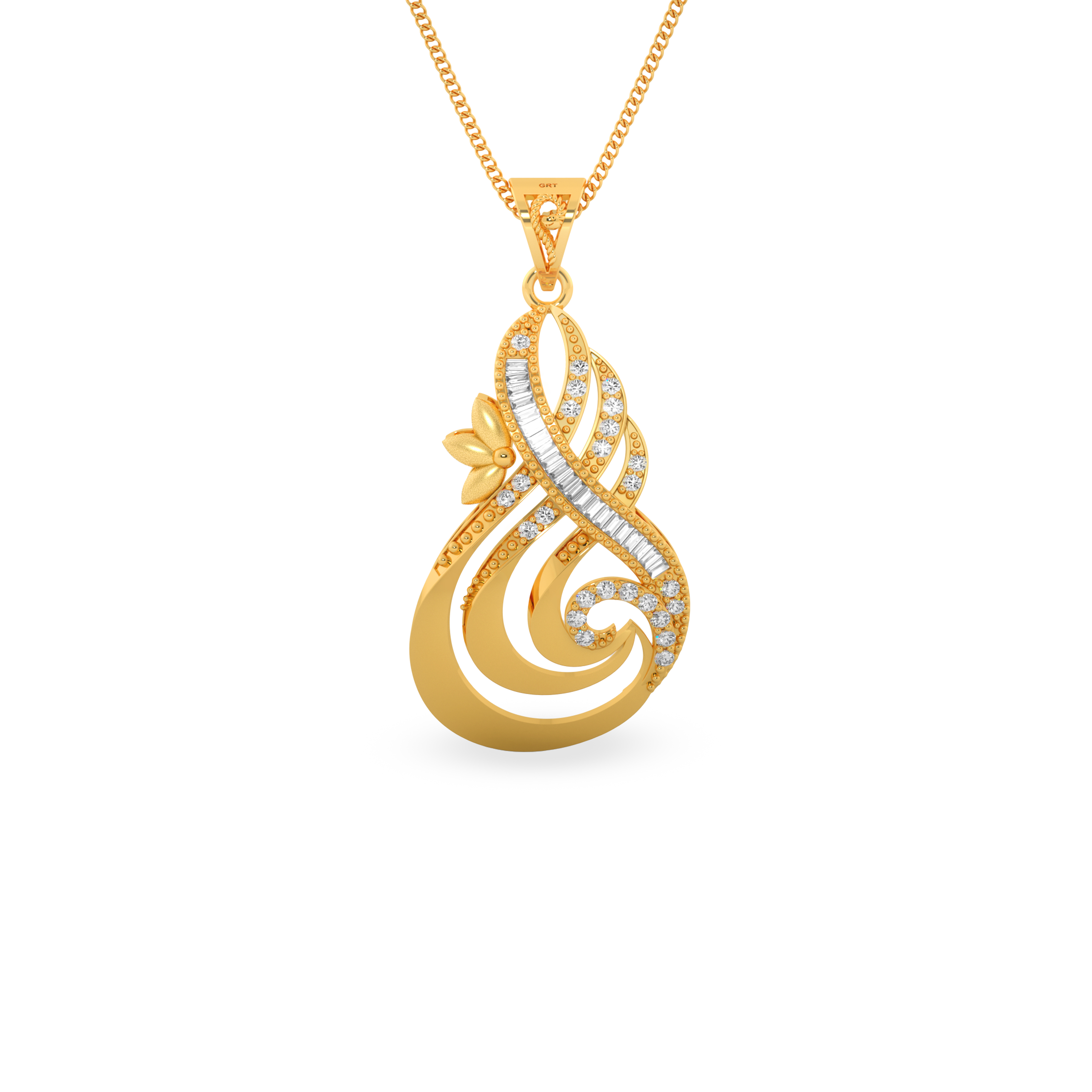 Buy Splendid Looped Glorious Gold Pendants |GRT Jewellers
