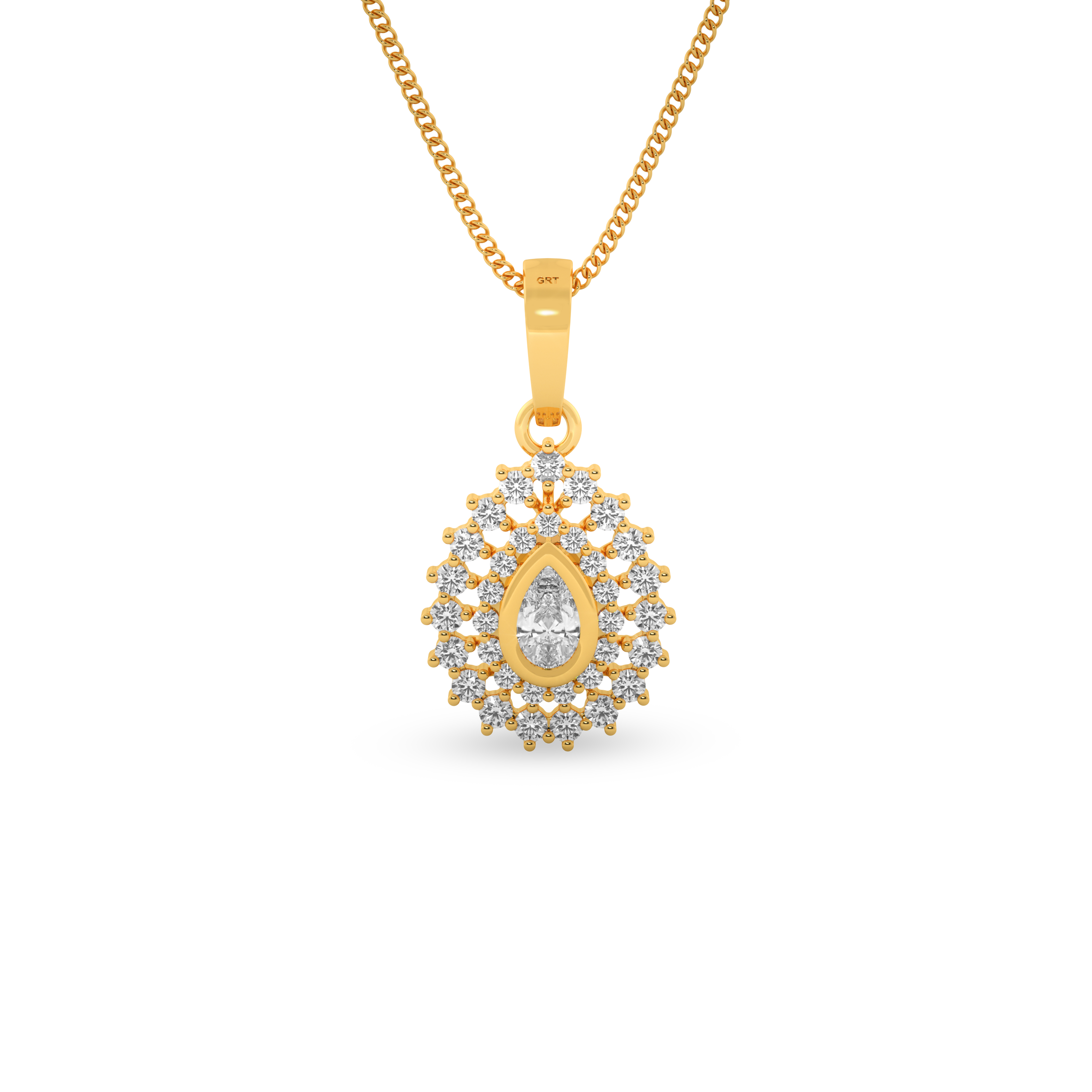Exclusive Stunning Flashy Gold Pendants Collection | GRT