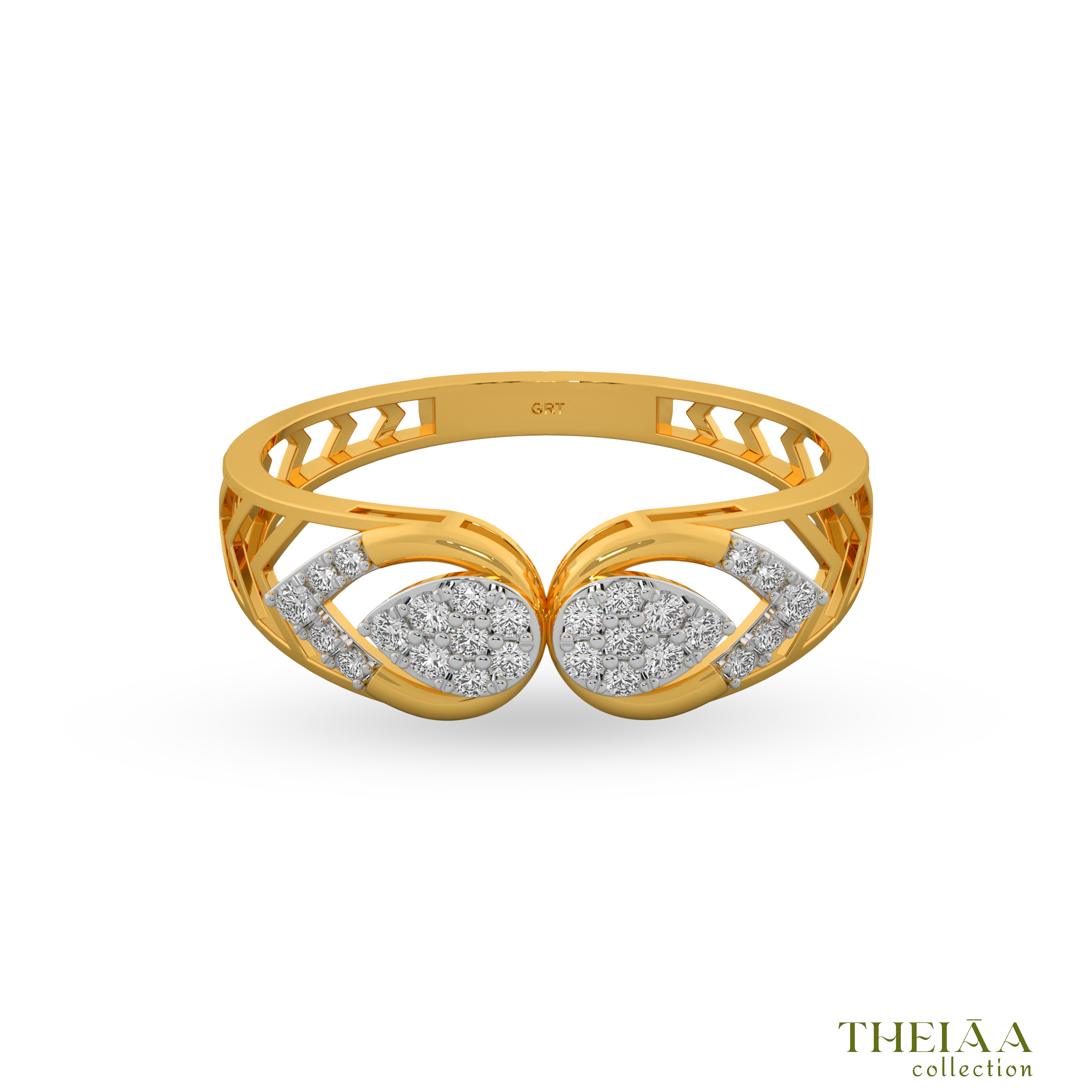 Buy Glinting Dew Drop Diamond Ring - Theiaa Collection |GRT Jewellers