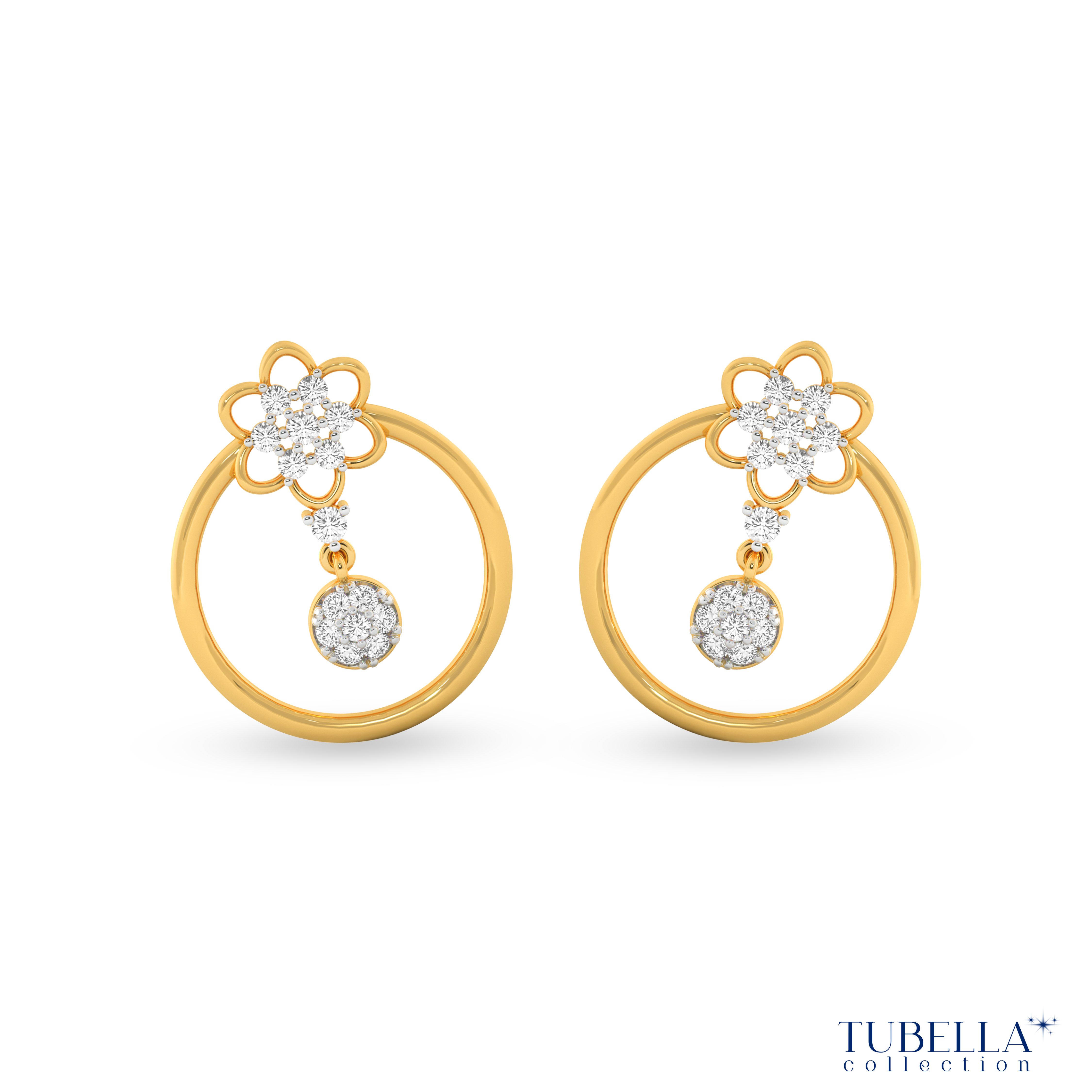 Buy Lovely Dancing Drop Diamond Earrings - Tubella Collection |GRT ...