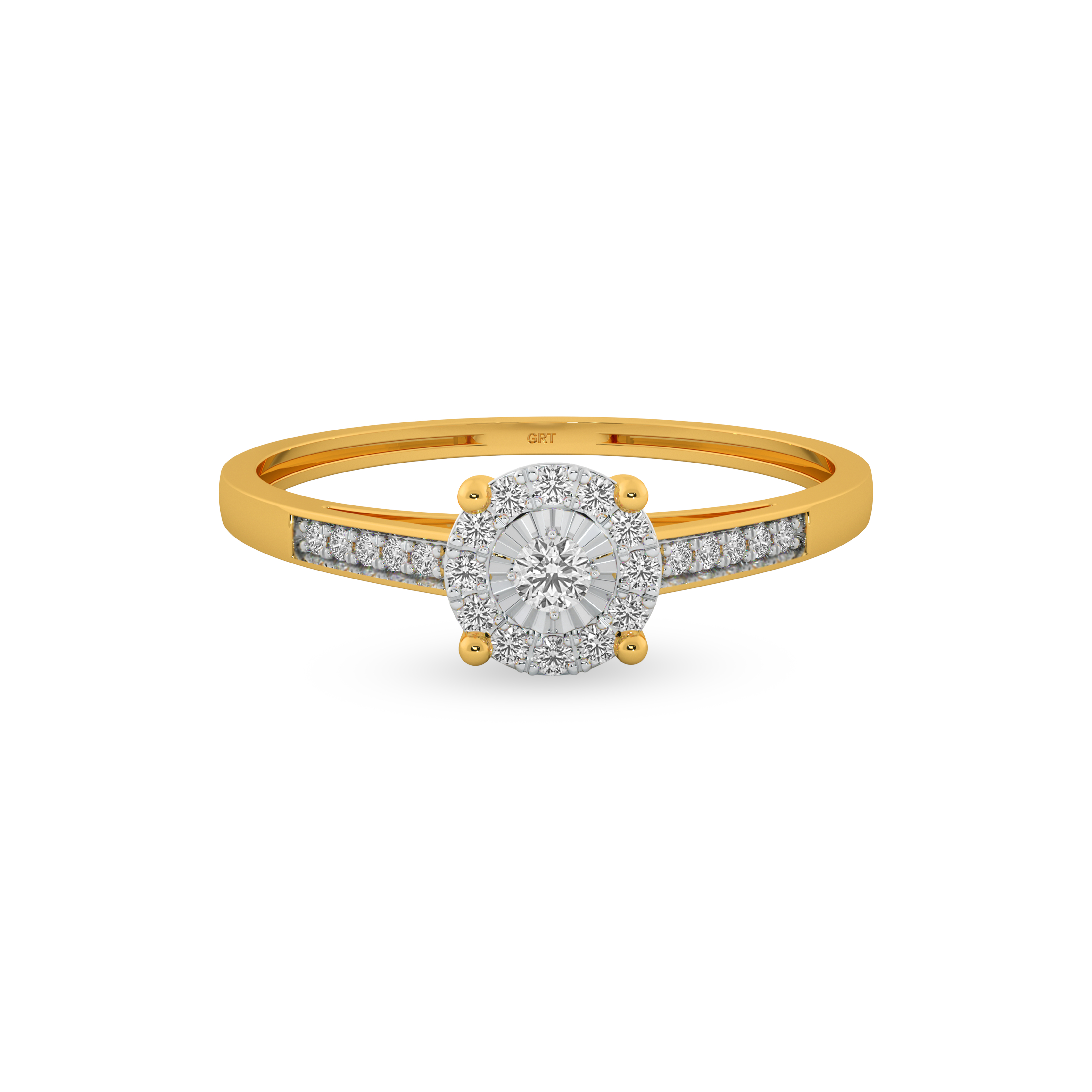 Enchanting Concentric Circle Diamond Ring