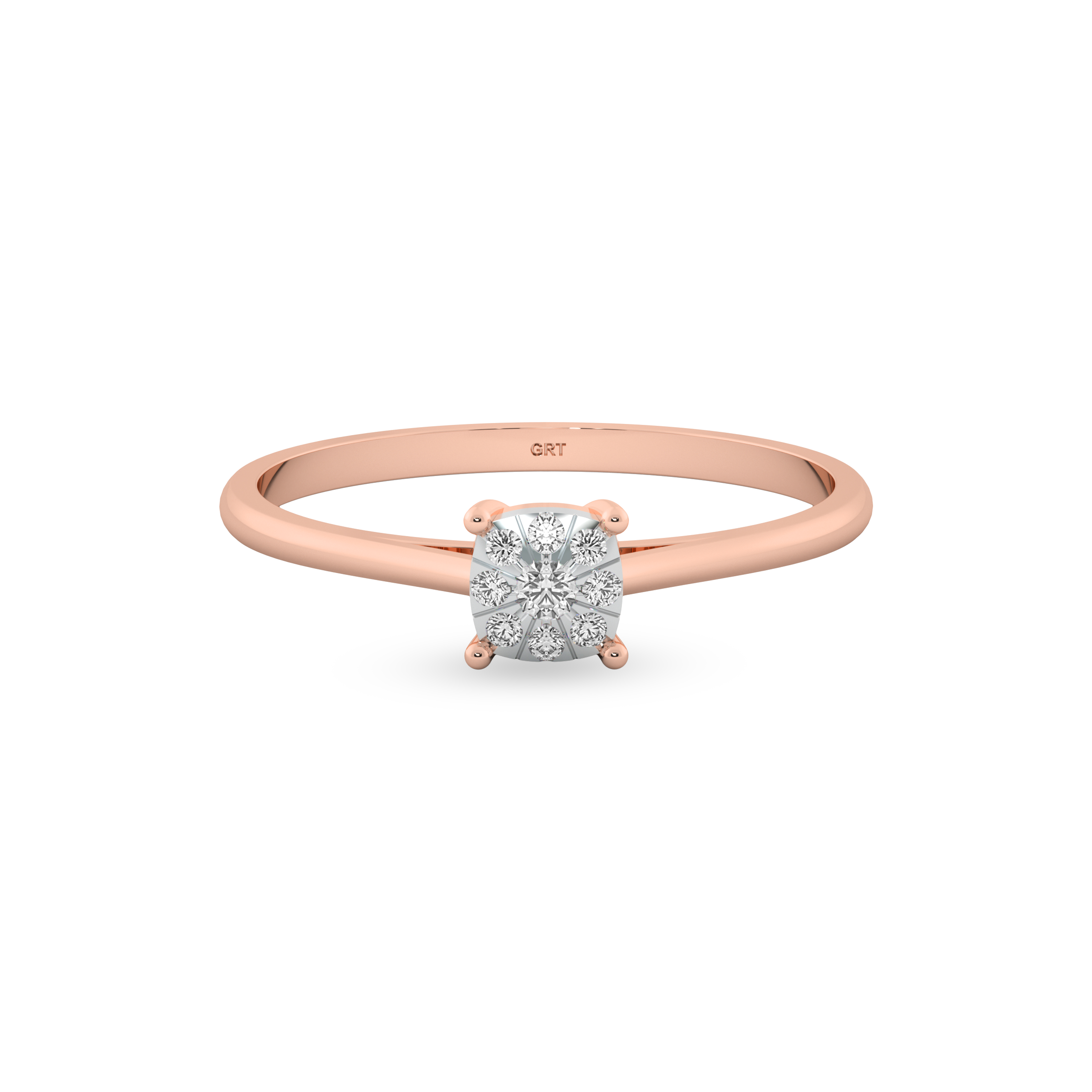 Classy Circular Pattern Diamond Ring