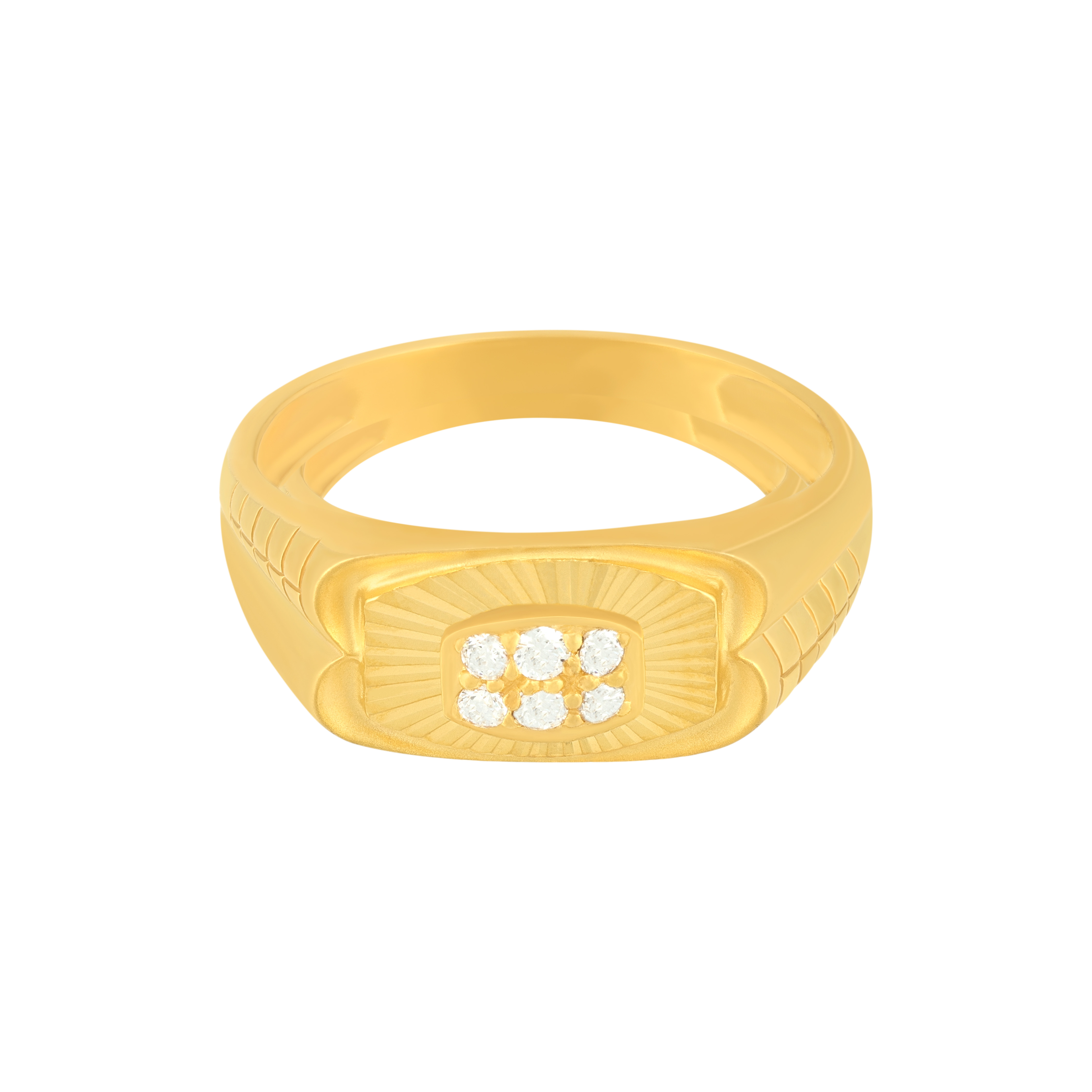 Buy Beyond the Usual Gleam Gold Ring |GRT Jewellers