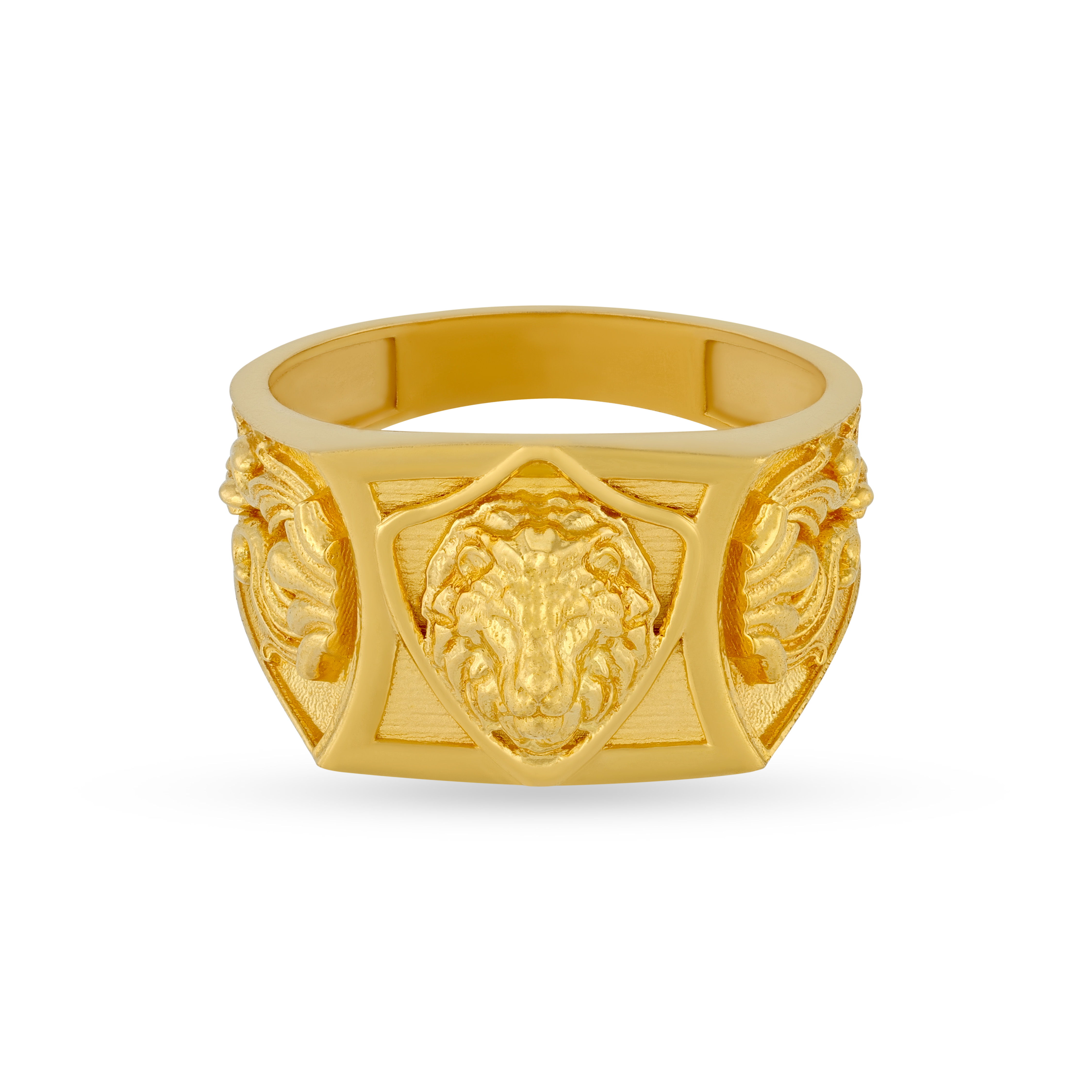 Buy Opulent Lion Face Gold Ring |GRT Jewellers