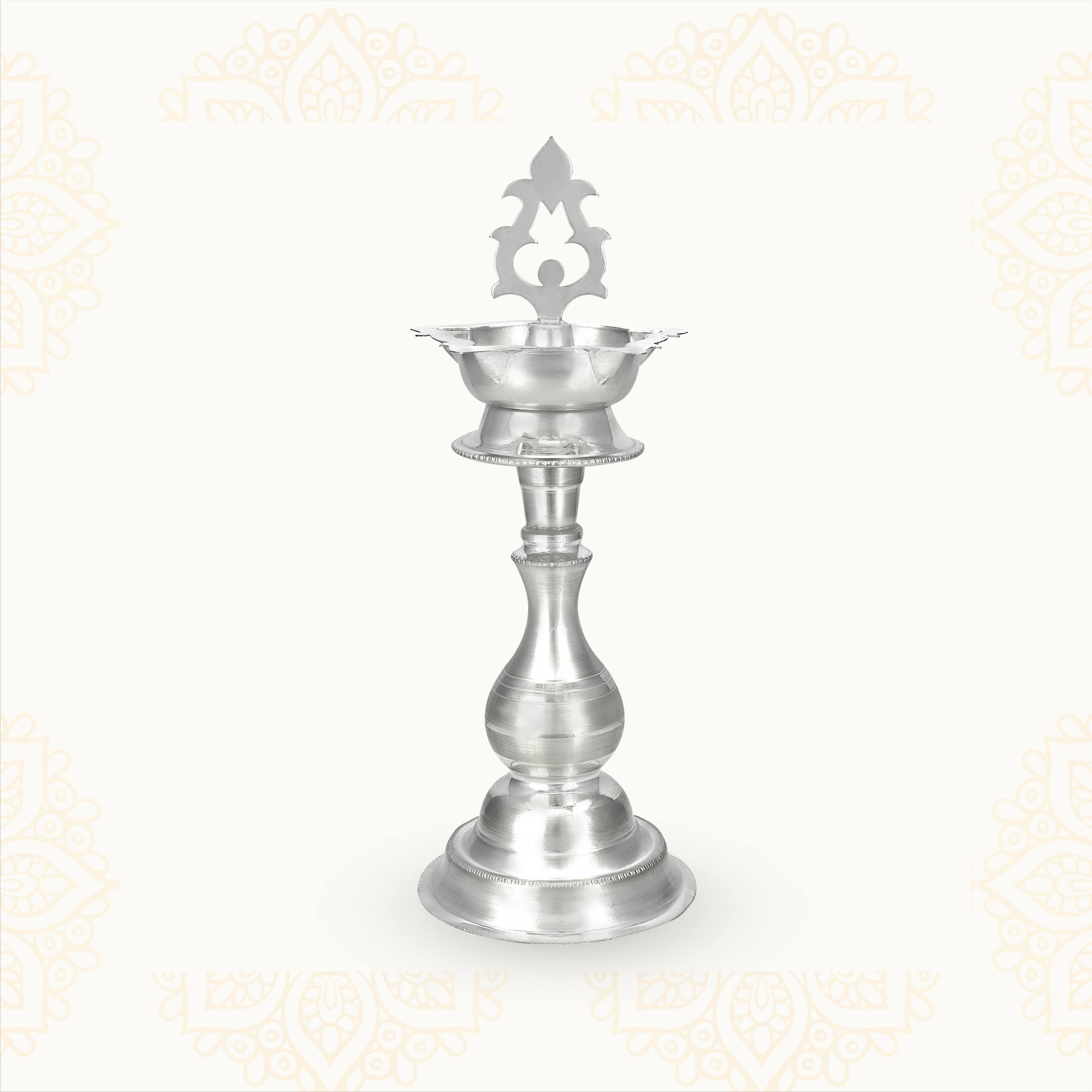 Buy Traditional Plain Silver Lamp |GRT Jewellers