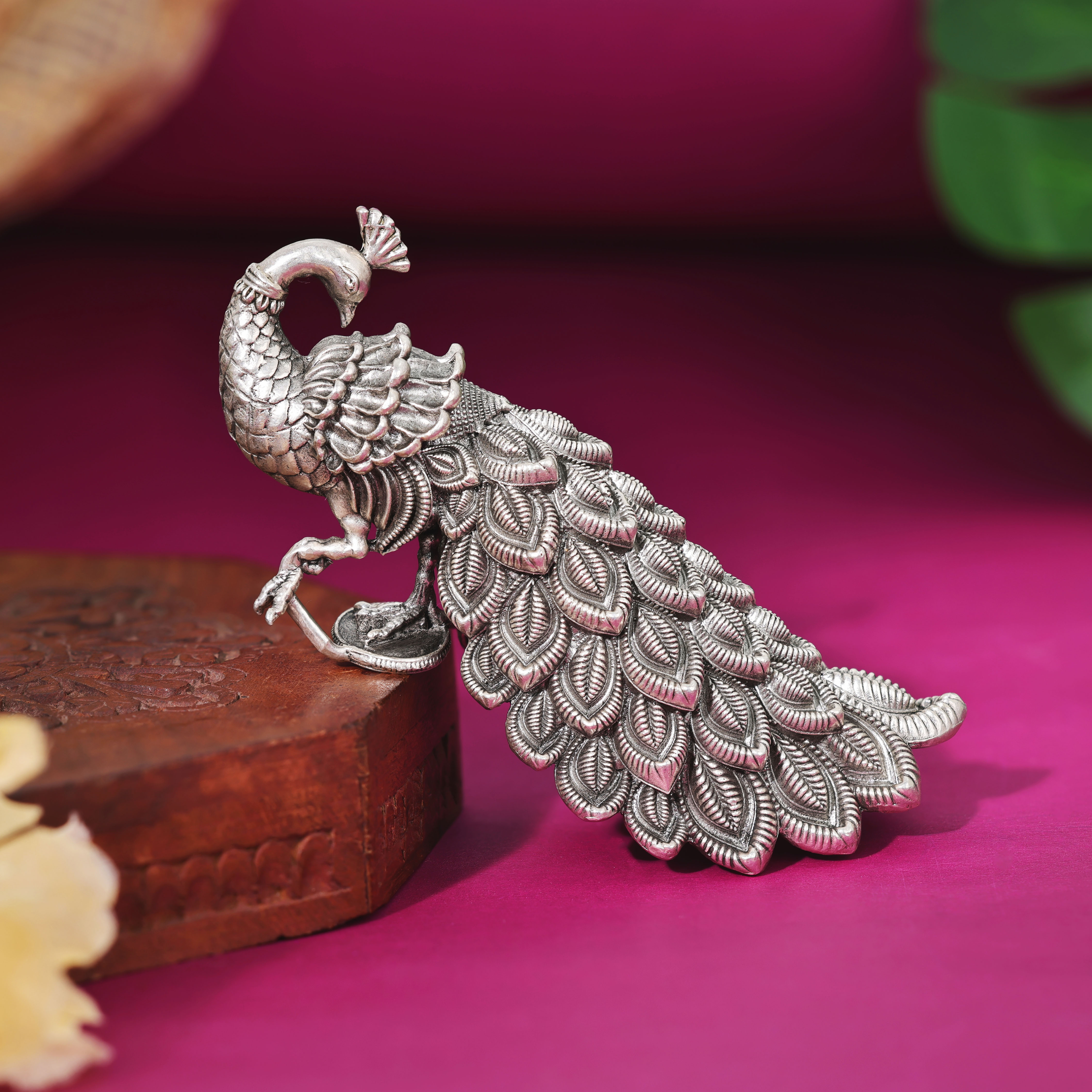 Buy Exquisite Peacock Silver Article |GRT Jewellers