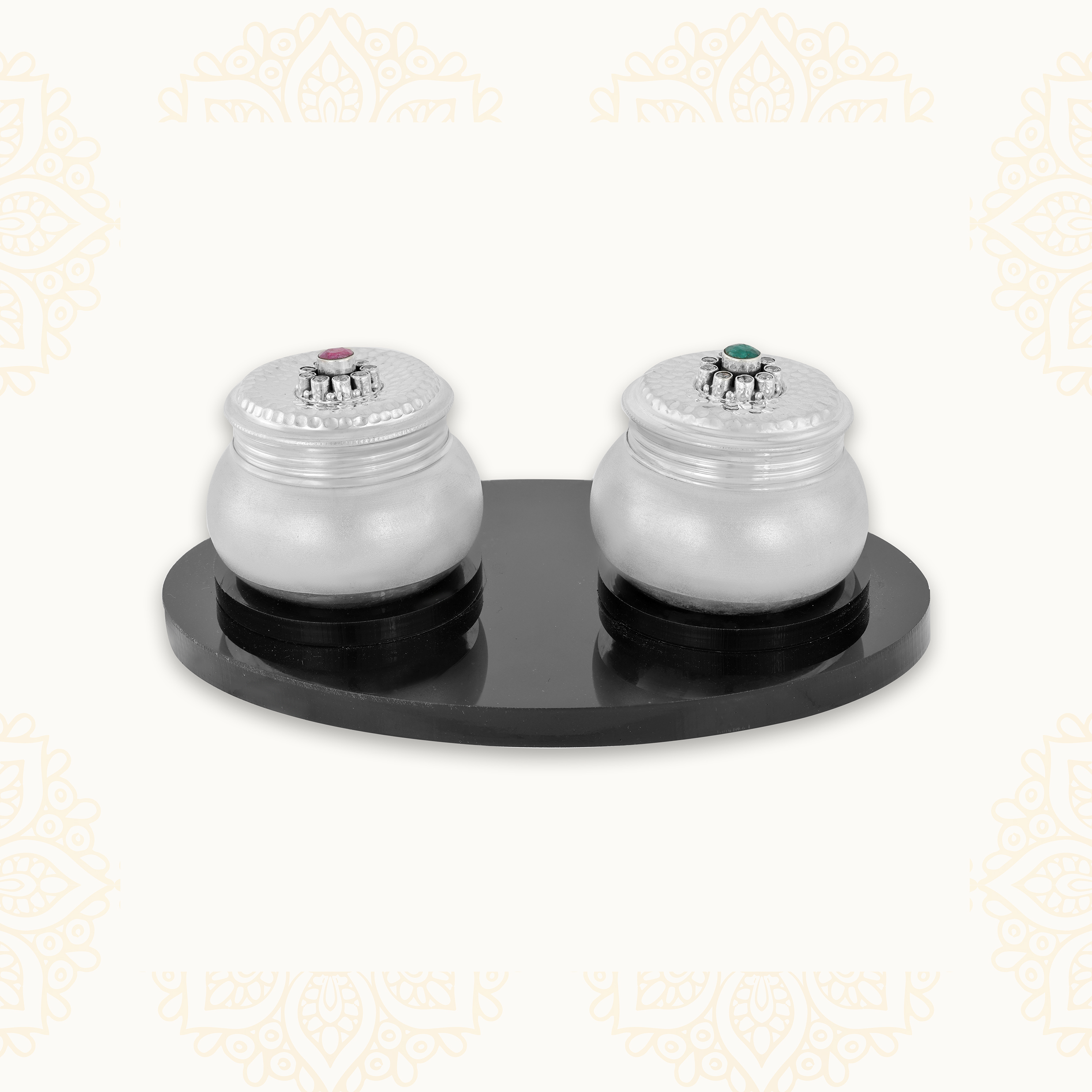 Buy Classic Silver Chandana Kumkuma Kinnam |GRT Jewellers