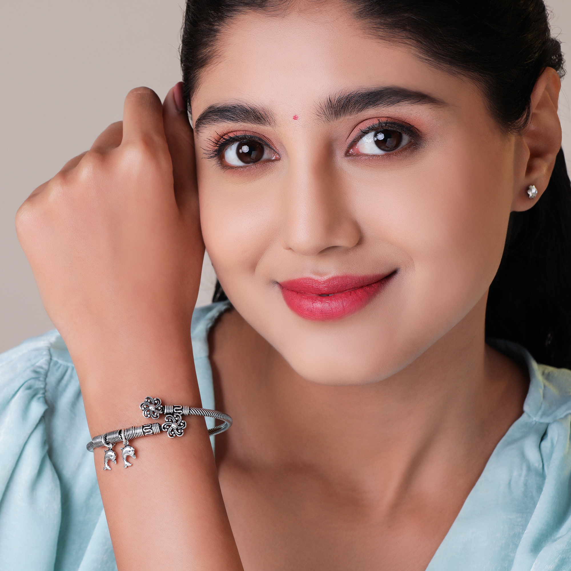 Buy Eye Catching Dolphin Cuff Bracelets | GRT Jewellers