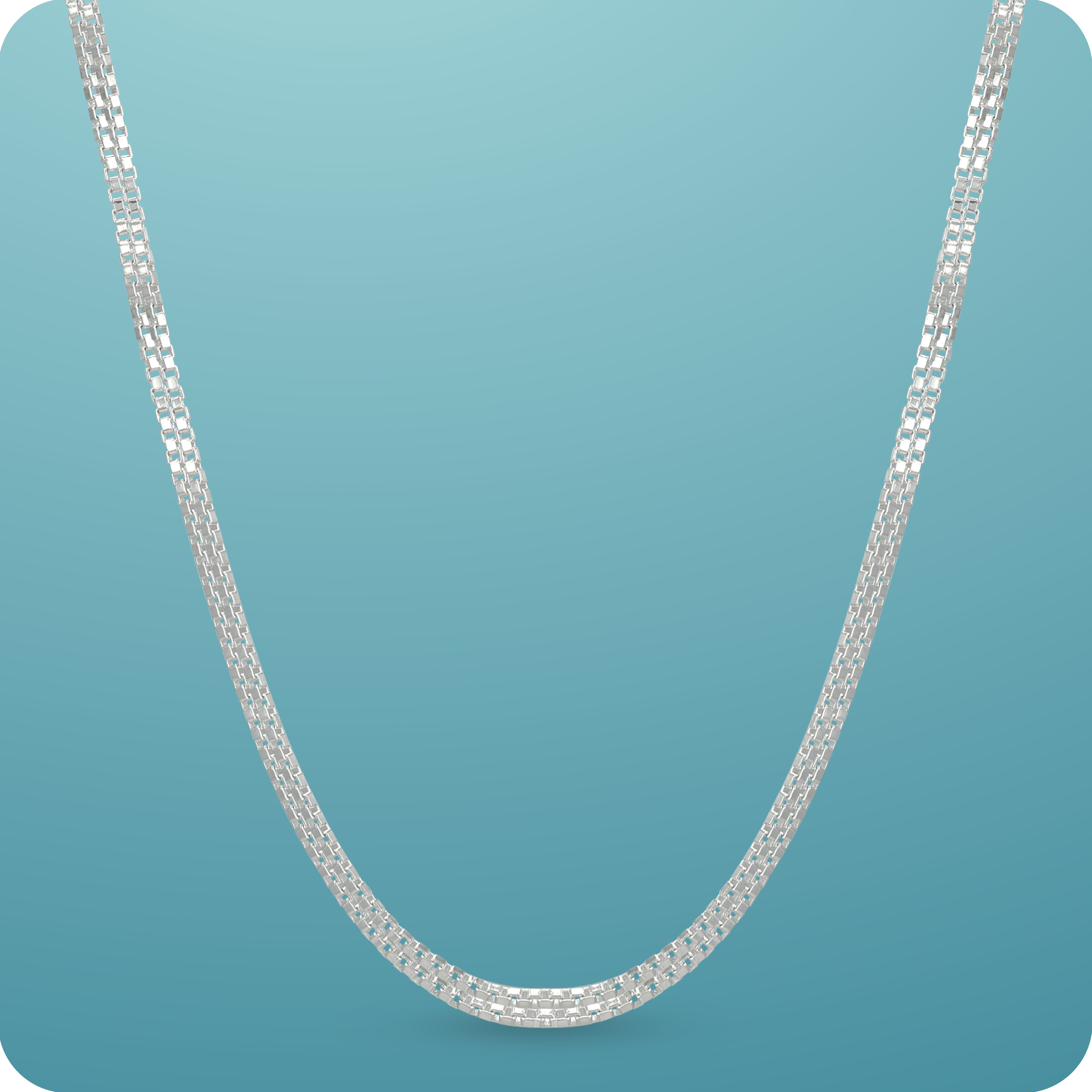 Shop Enticing Box Cut Silver Chain | GRT Online Store