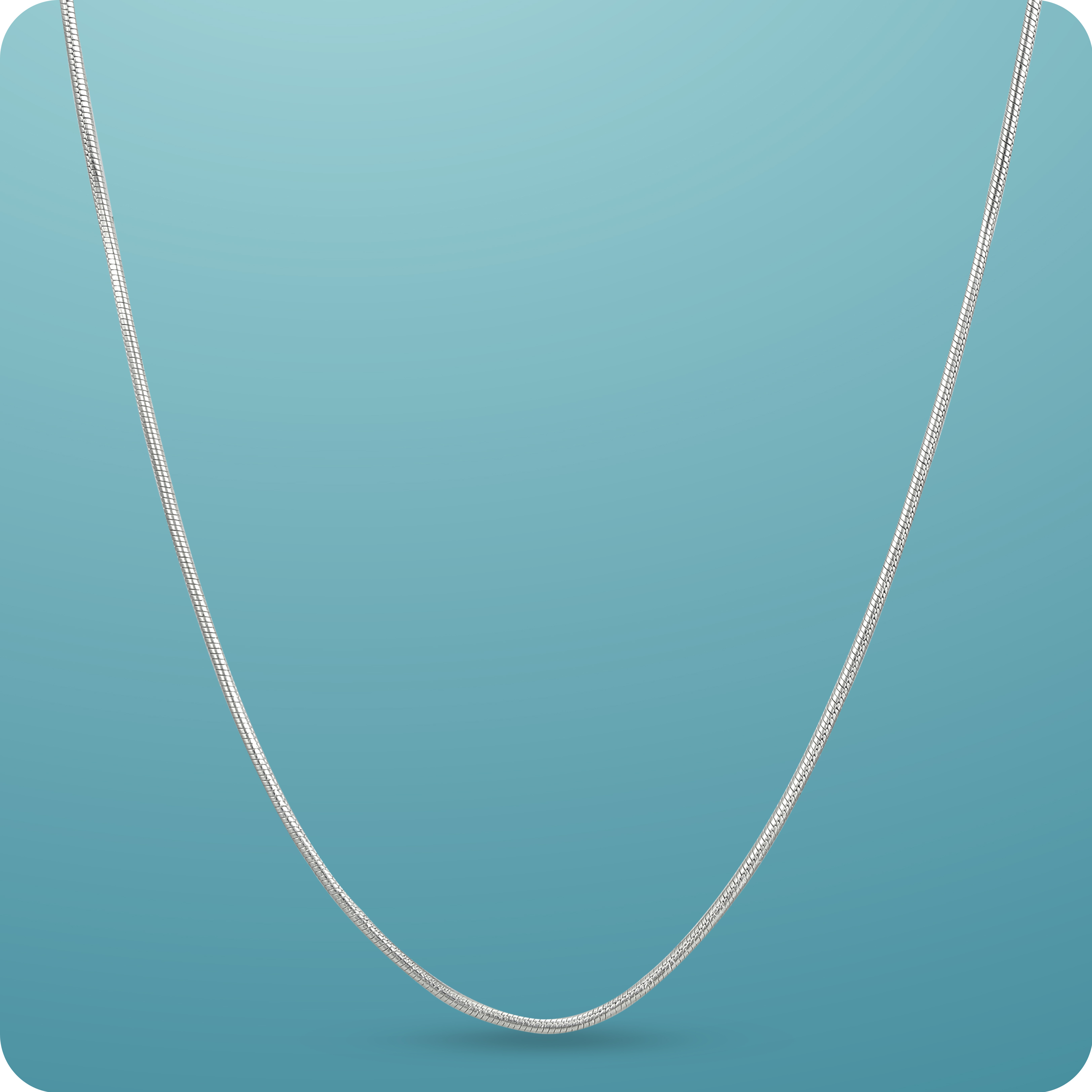 Buy Fancy Plain Thin Silver Chain for Men and Women at Best Price | GRT