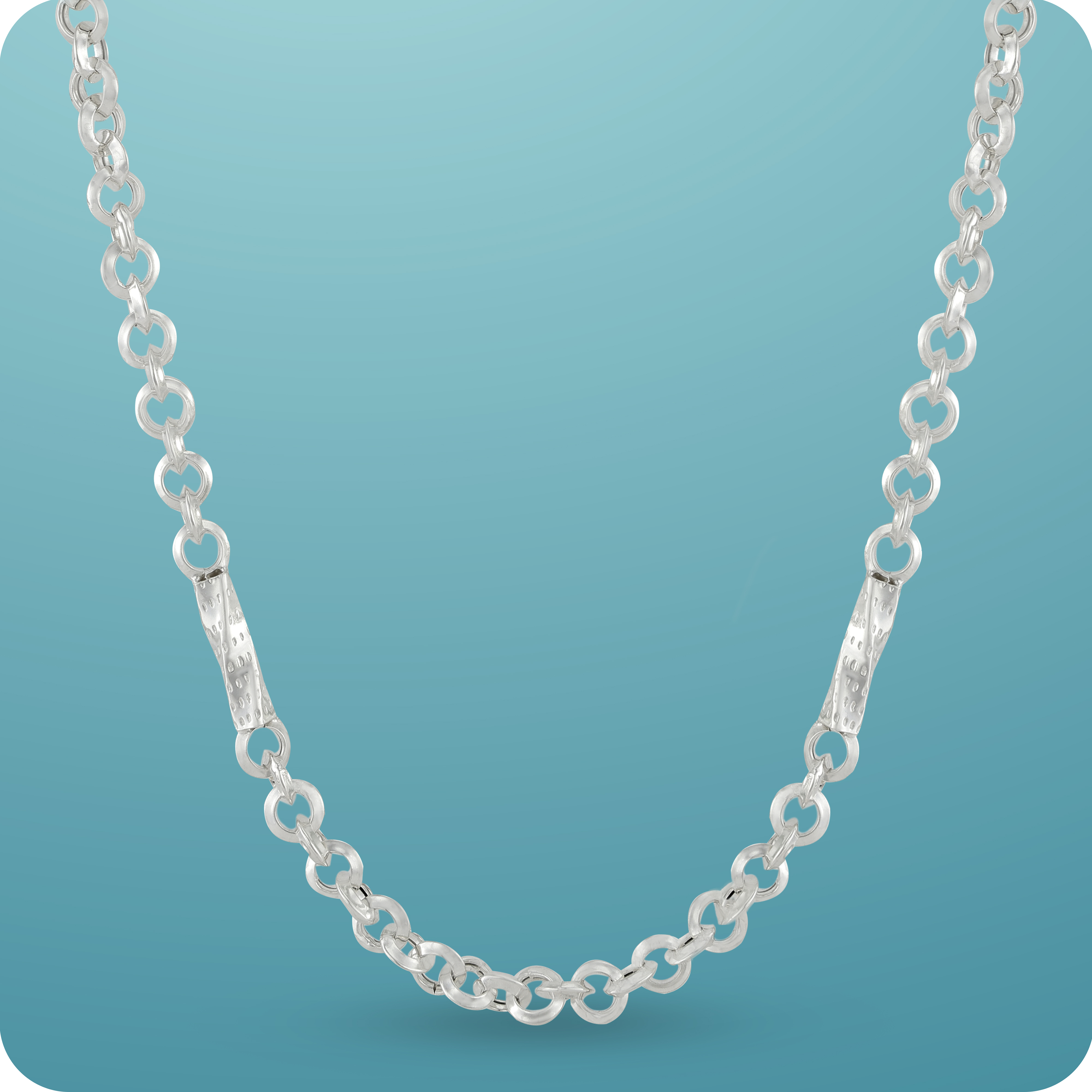 Buy Trendy Sleek Silver Chain | Pure Silver Chains at GRT