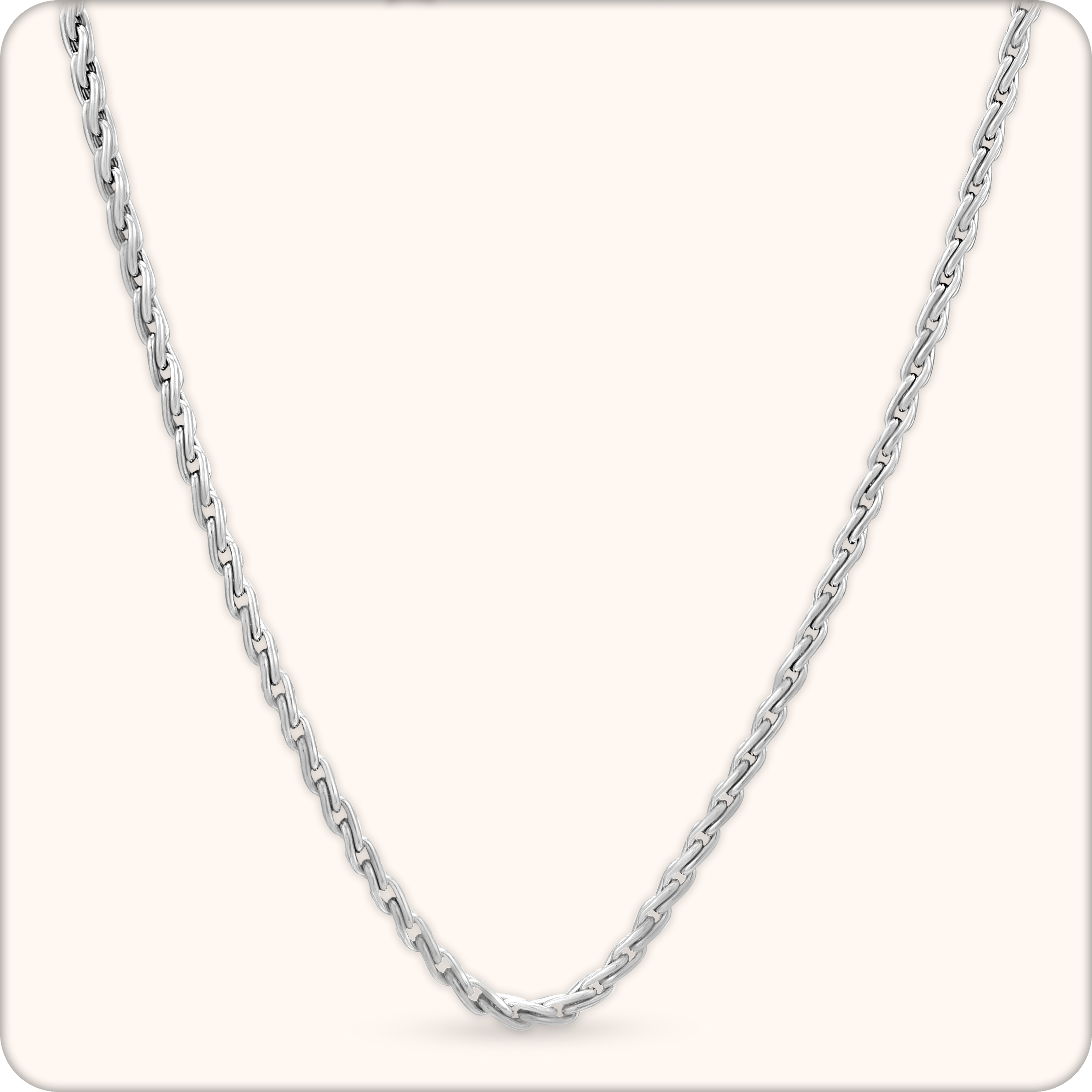 Buy Classic Rope Design Silver Chain - Father's Day Collection|GRT ...
