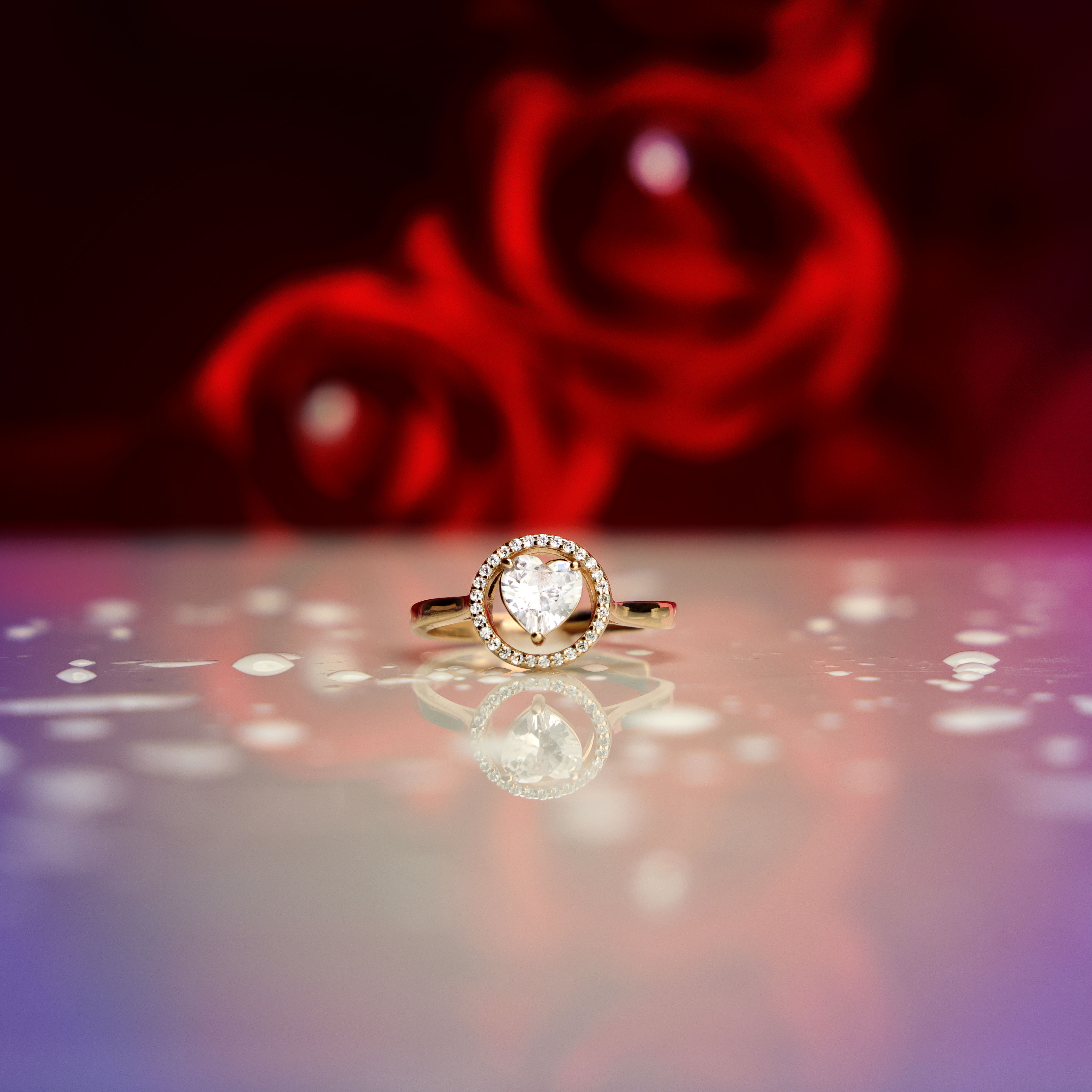 Shop Minimalist Heartin Adjustable Silver Ring Online at Best Prices | GRT