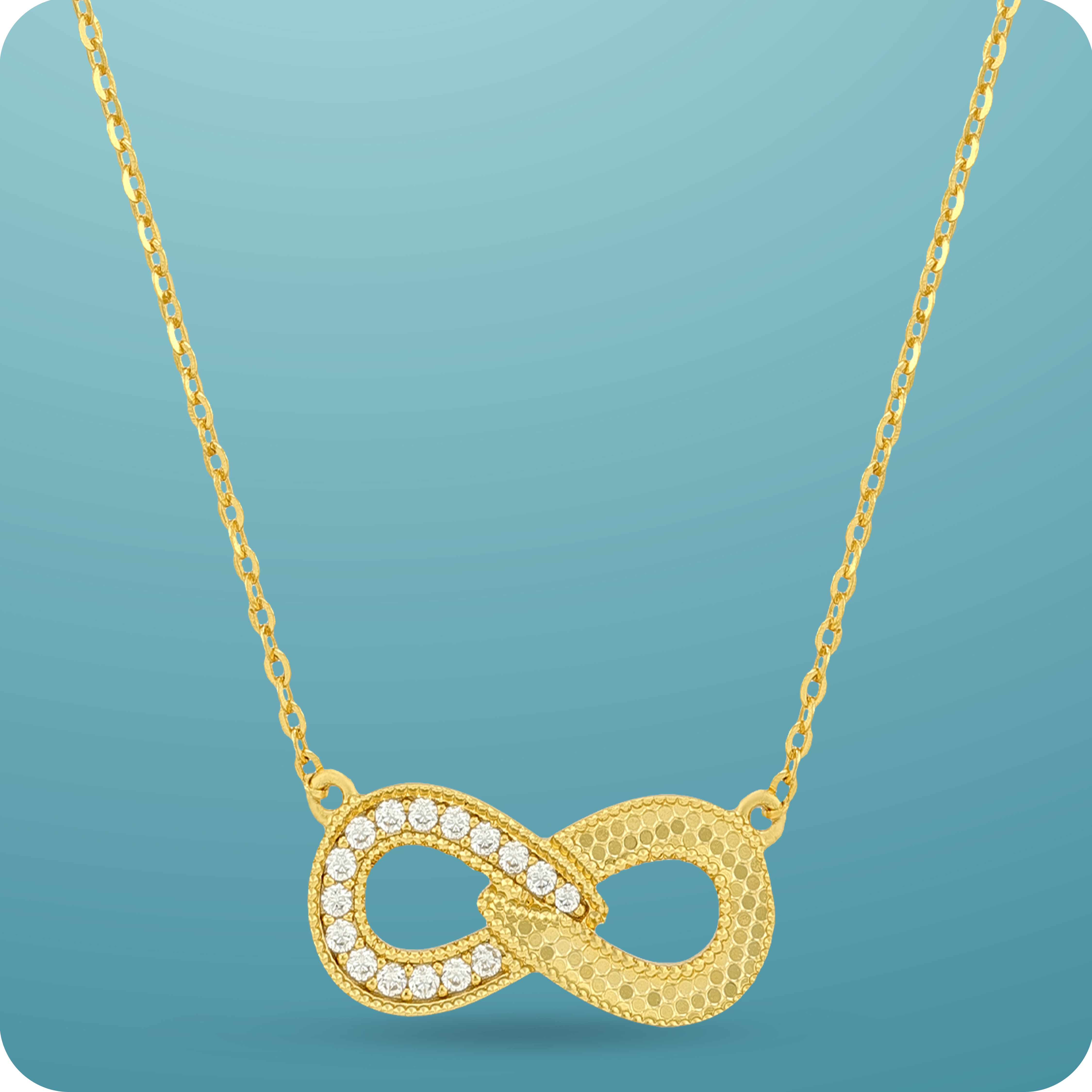 Buy Stellar Infinity Silver Necklace |GRT Jewellers