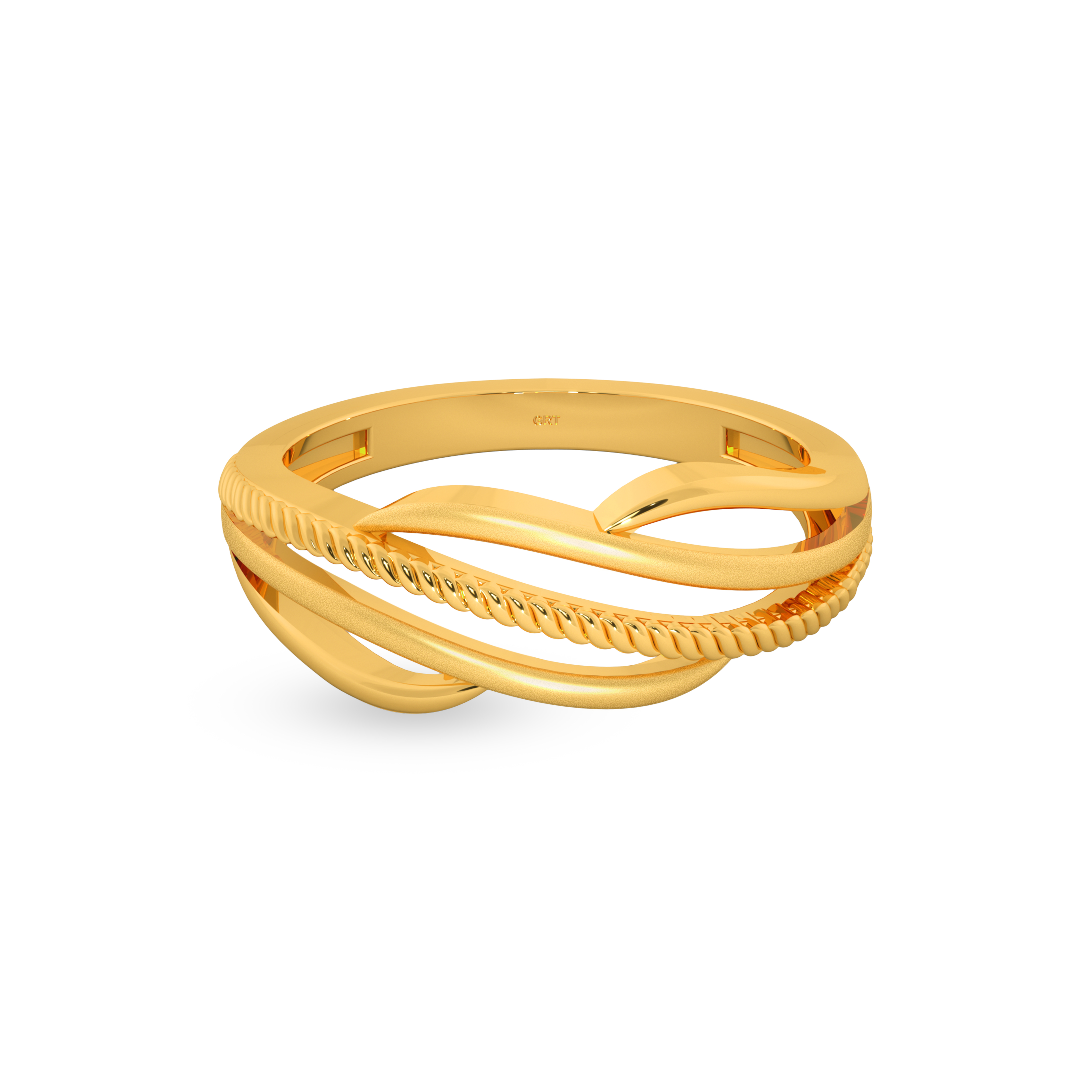Buy Simple Sleek Gold Ring |GRT Jewellers