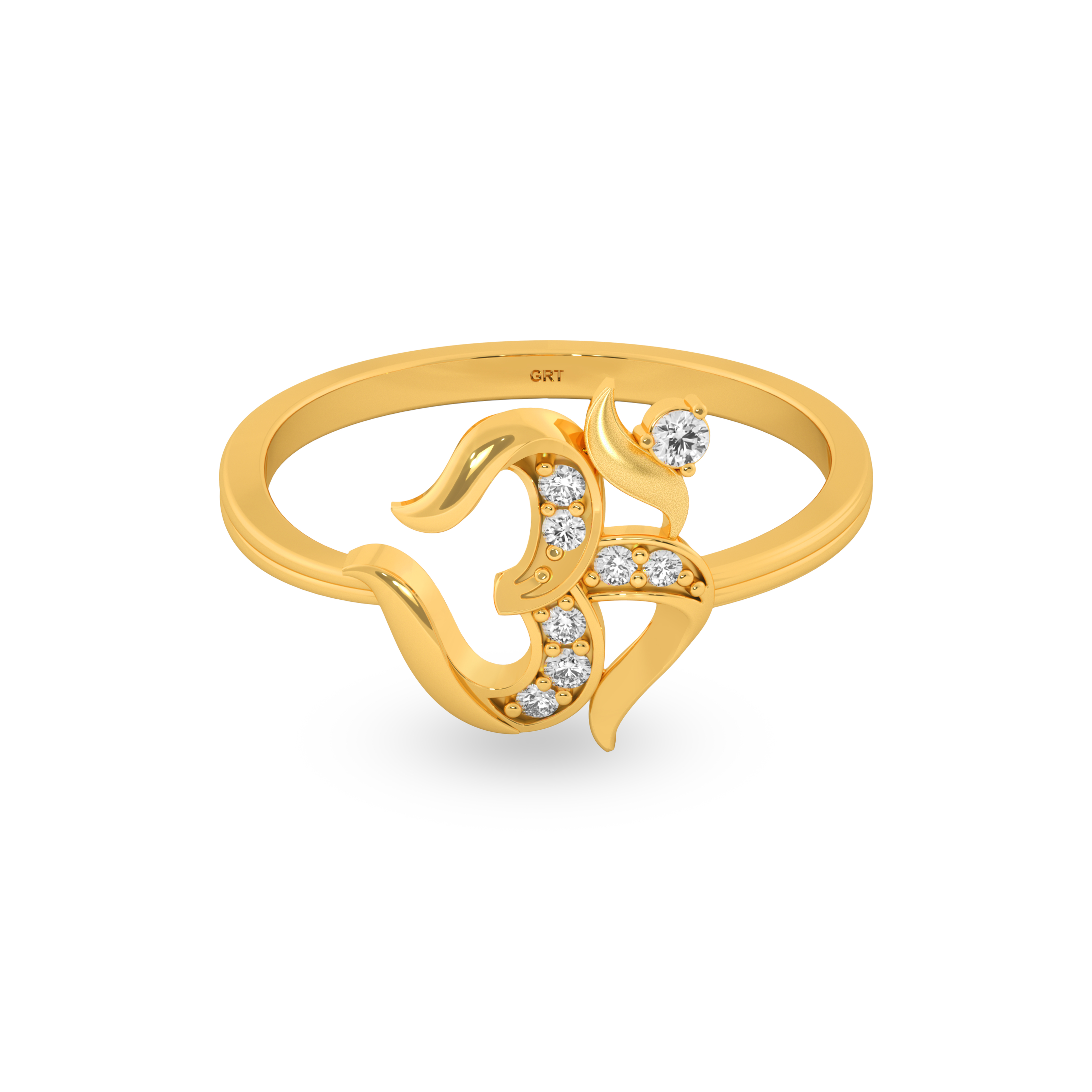 Shop Divine Om Symbol Gold Ring at GRT Jewels | Exquisite Casual Indian ...