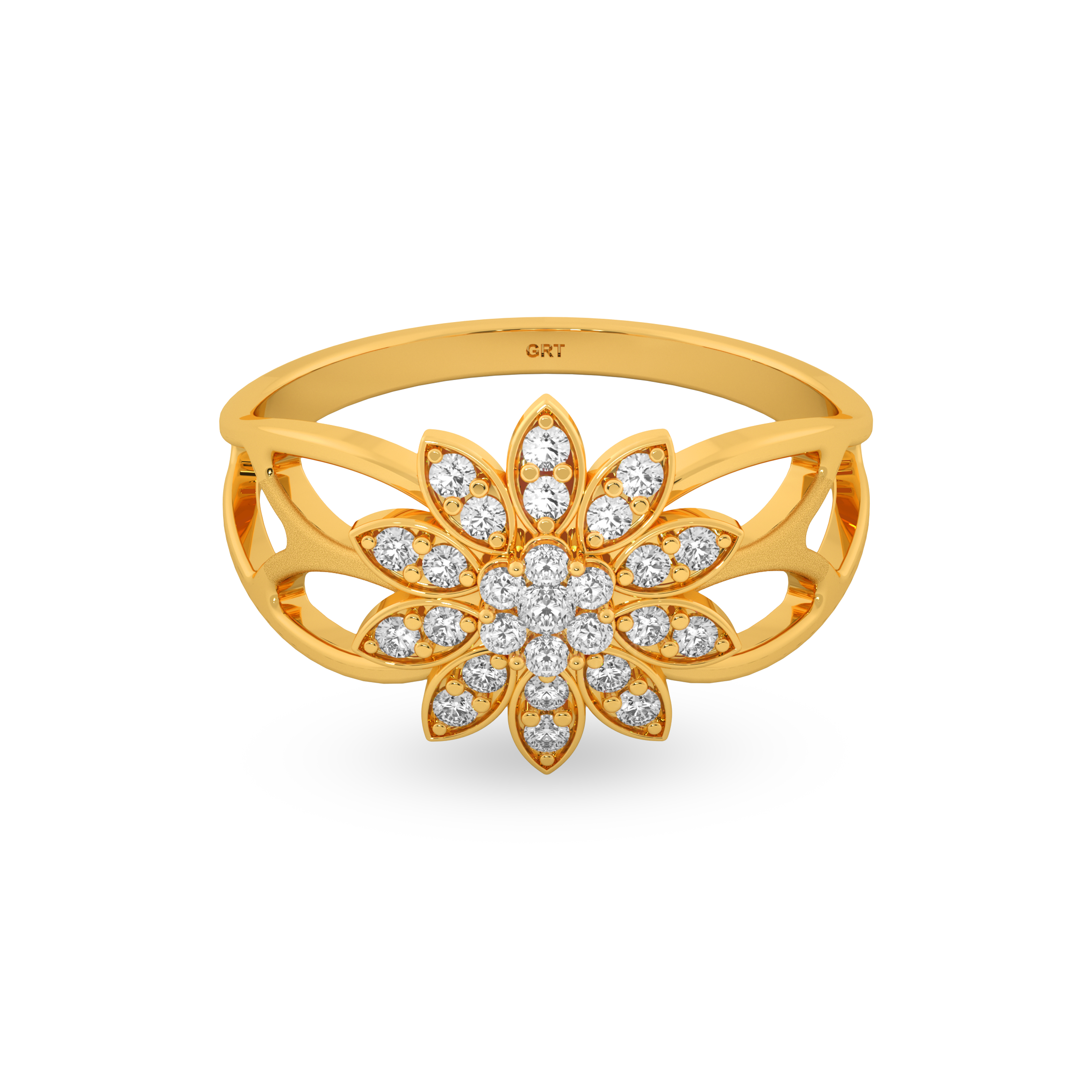 Buy Charming Bloom Gold Ring |GRT Jewellers
