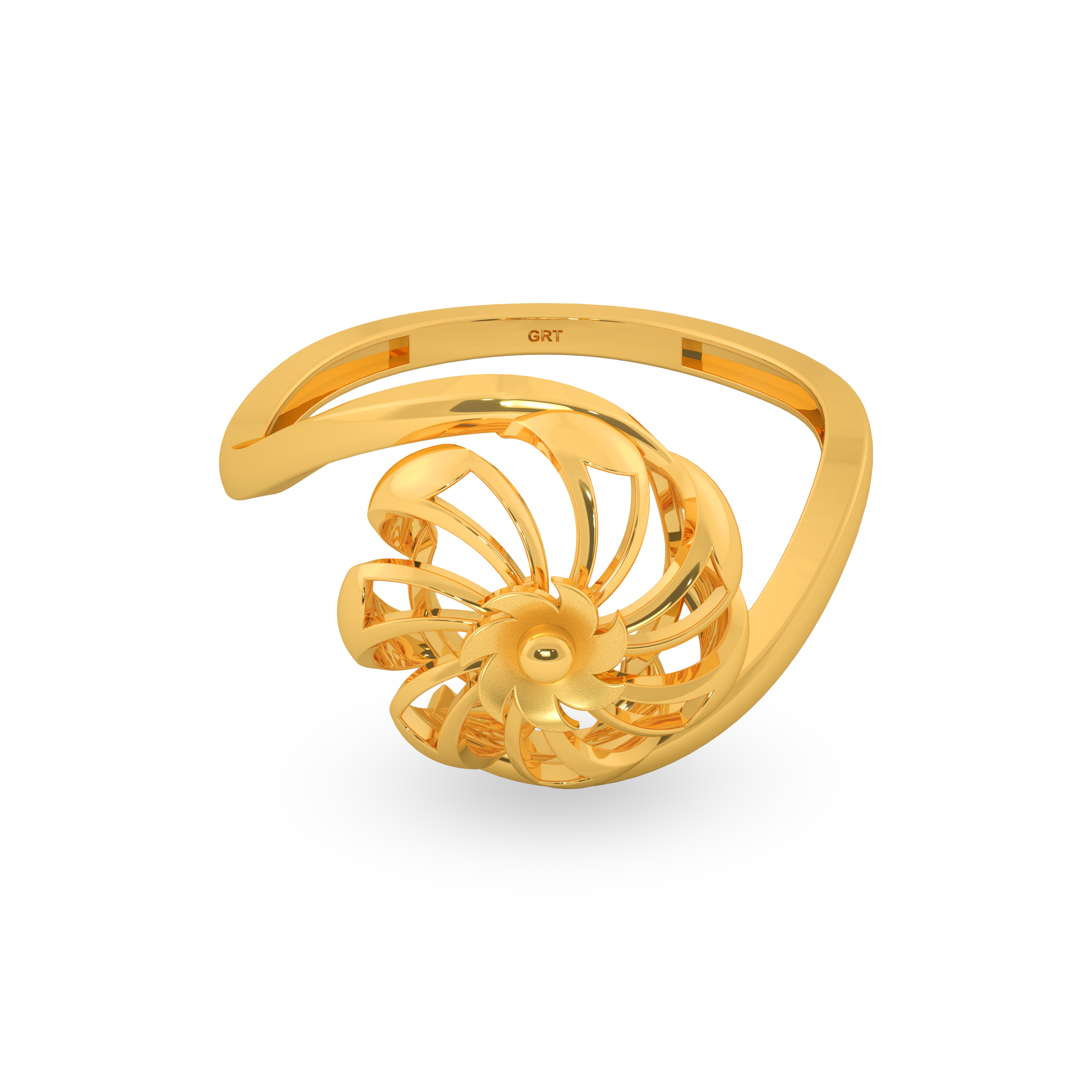 Buy Ravishing Blossomy Gold Ring |GRT Jewellers