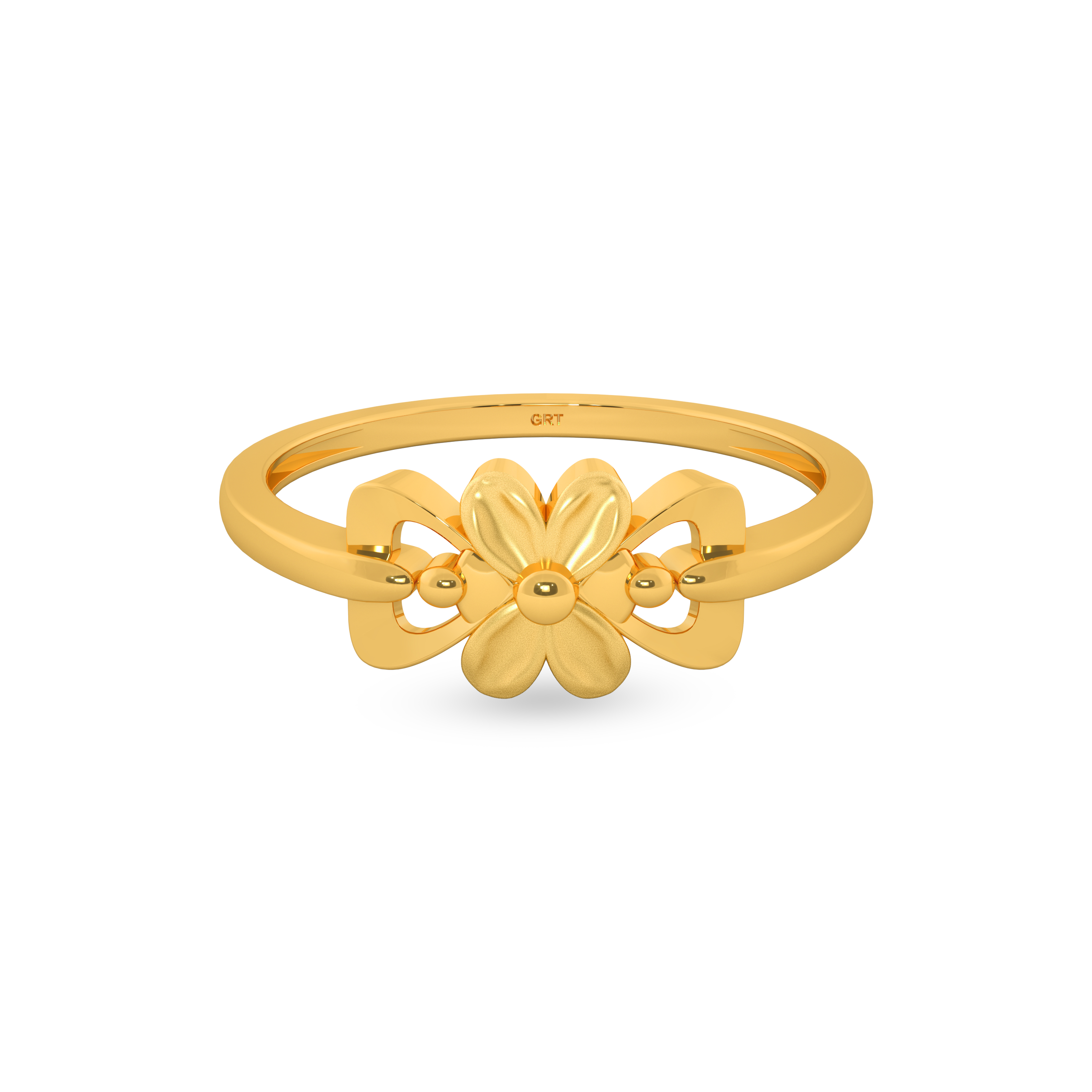 Buy Stunning Floral Gold Ring |GRT Jewellers