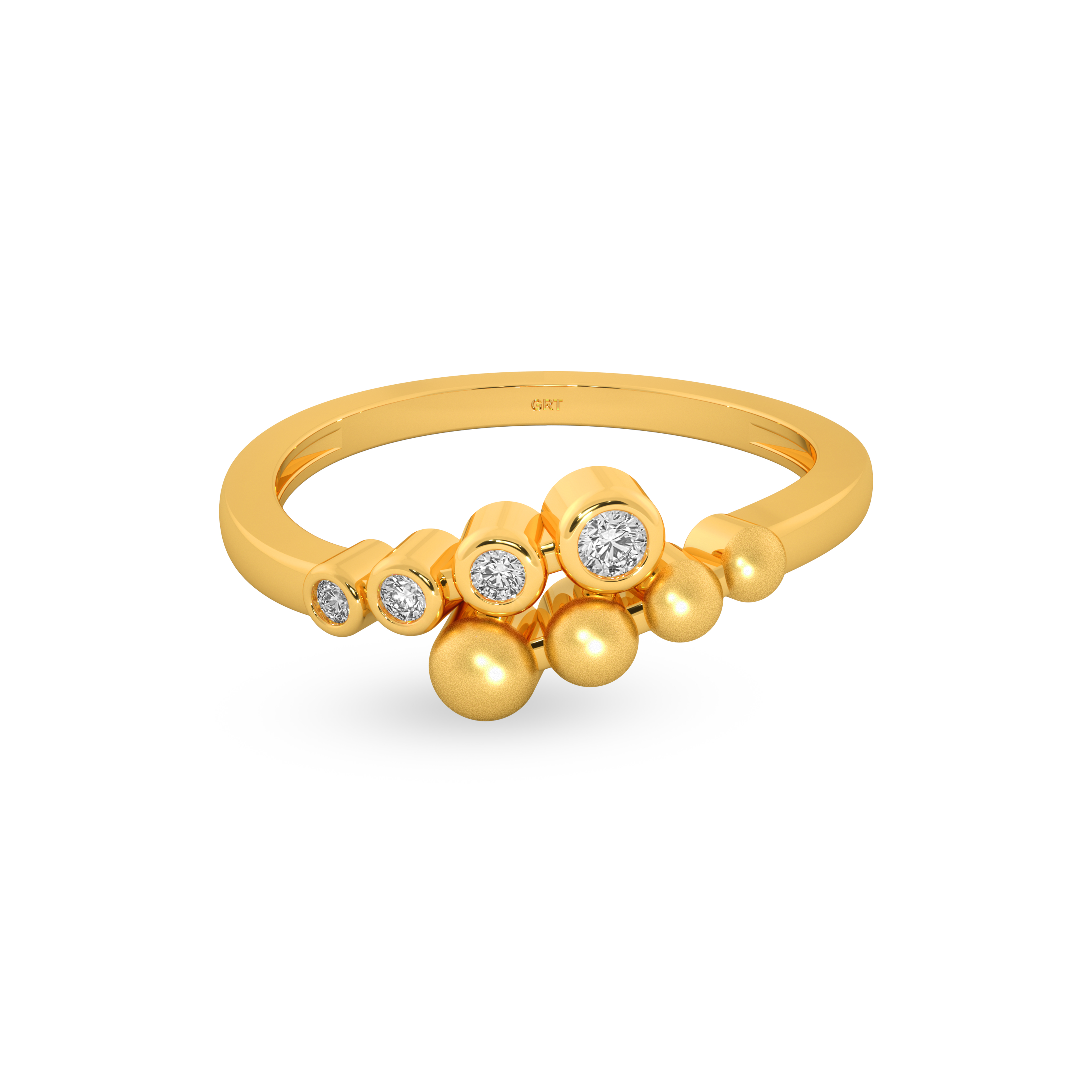 Shop Fashionable Trendy Gold Ring | GRT Online Store