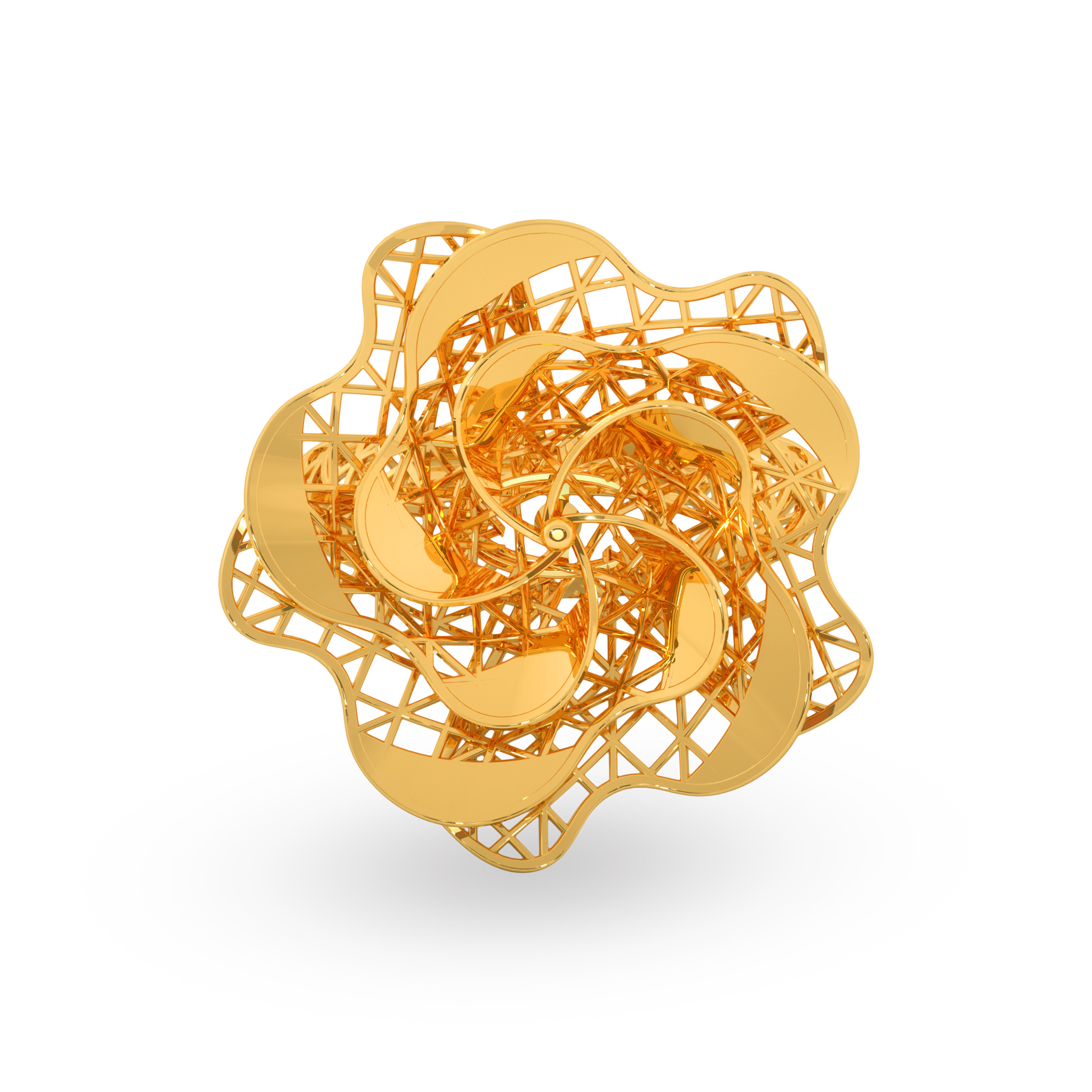 Buy Gorgeous Floral Gold Rings | GRT Jewellers