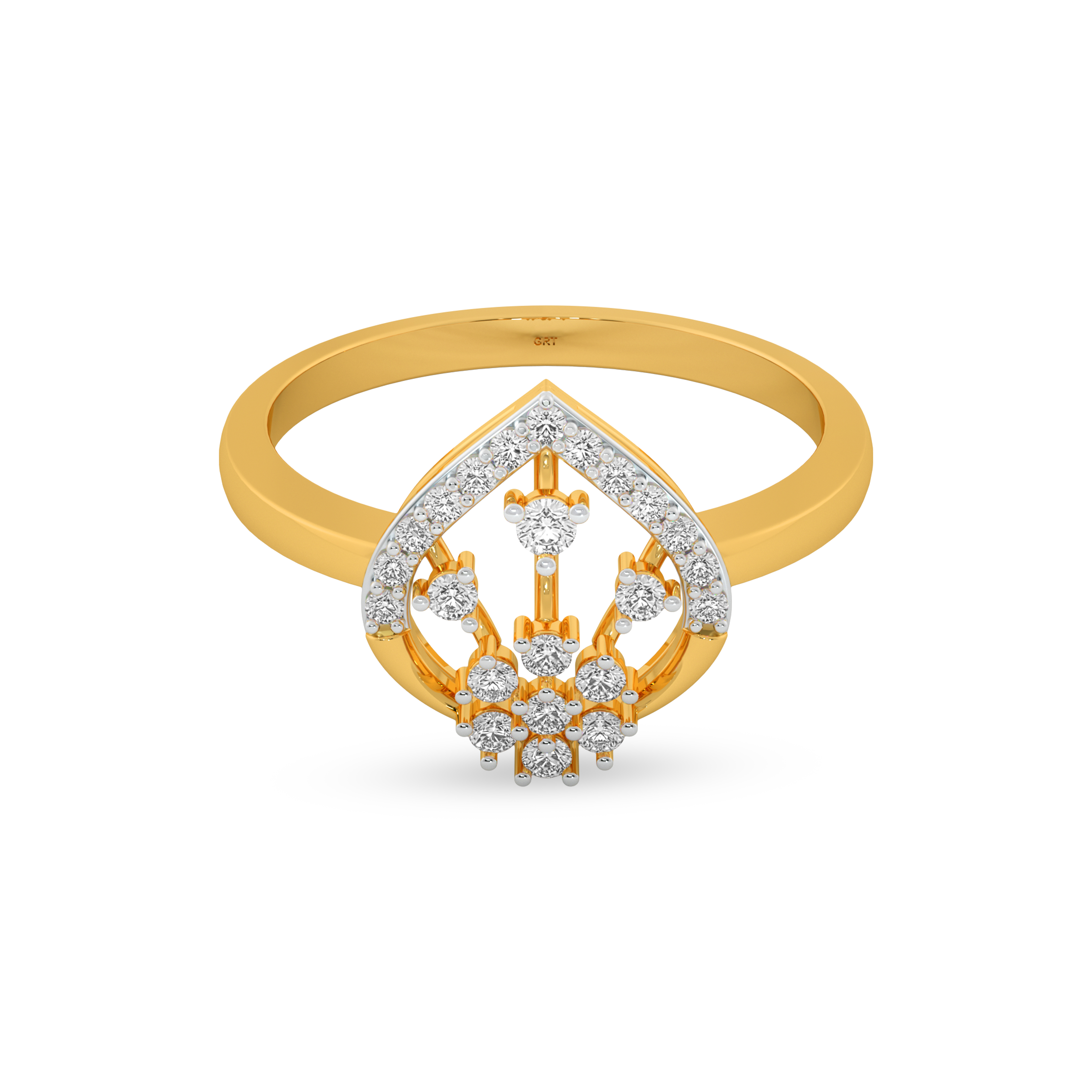 Buy Shimmering Floral Diamond Ring |GRT Jewellers