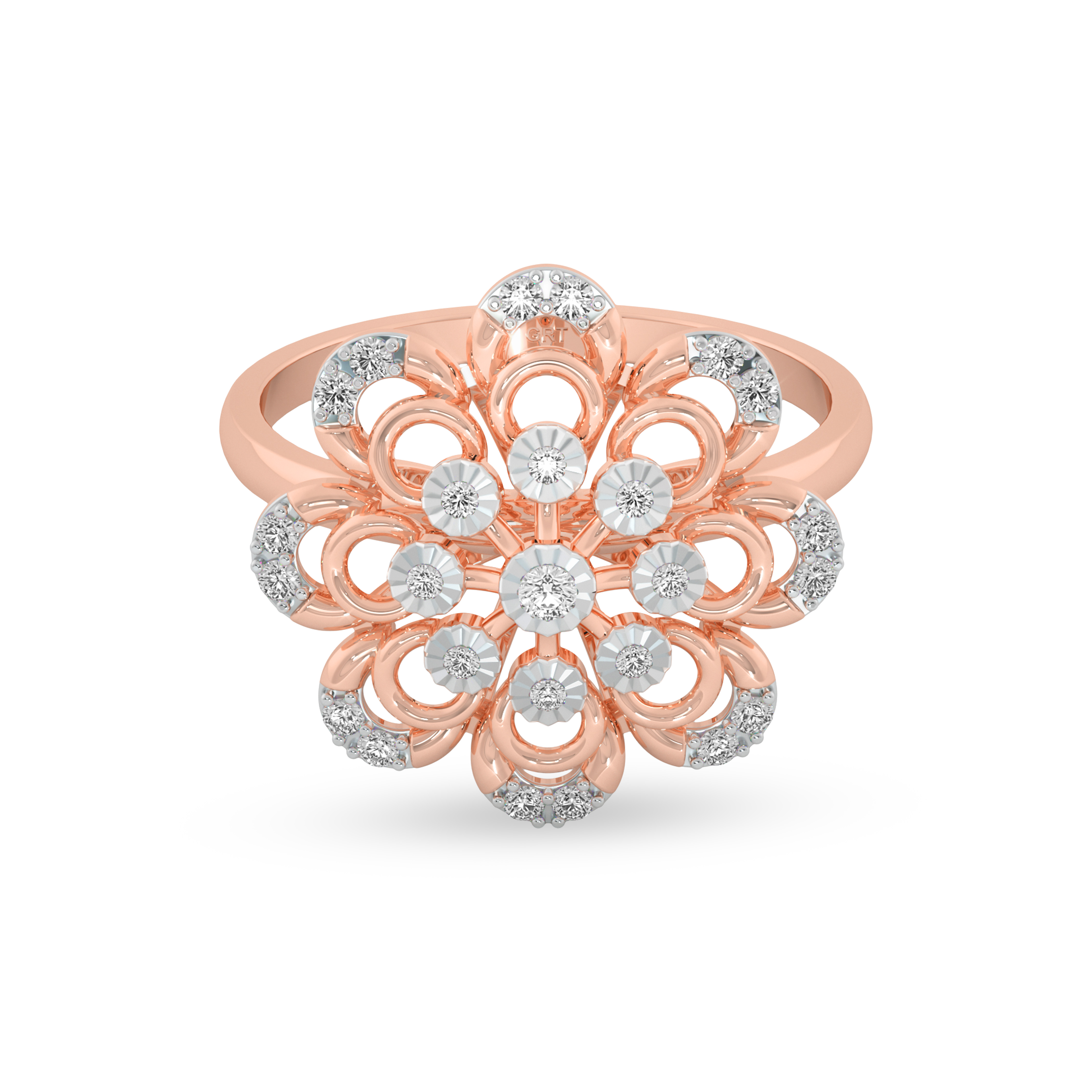 Buy Gorgeous Floral Diamond Ring |GRT Jewellers