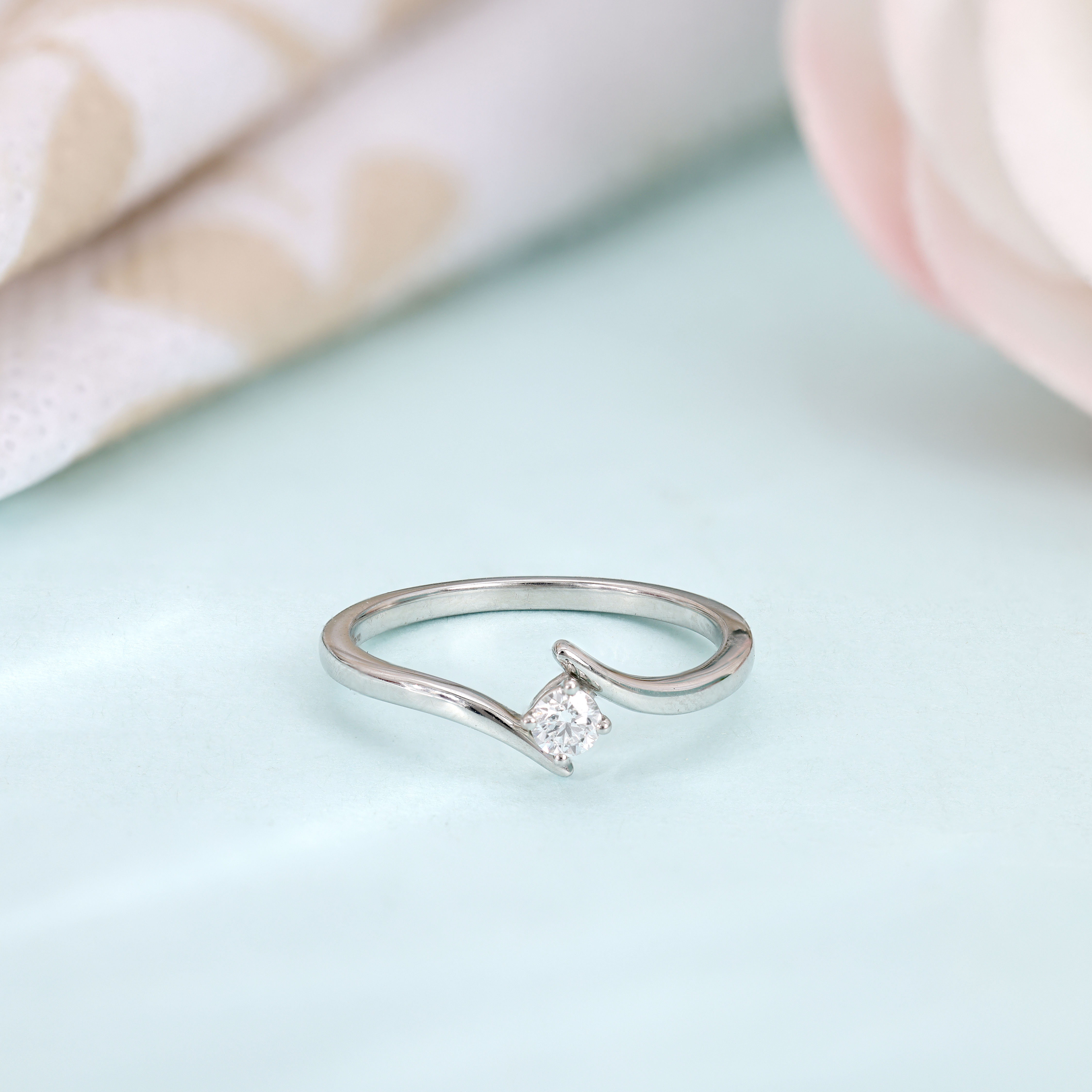 Buy Elegant Spark Platinum Ring | GRT Jewellers