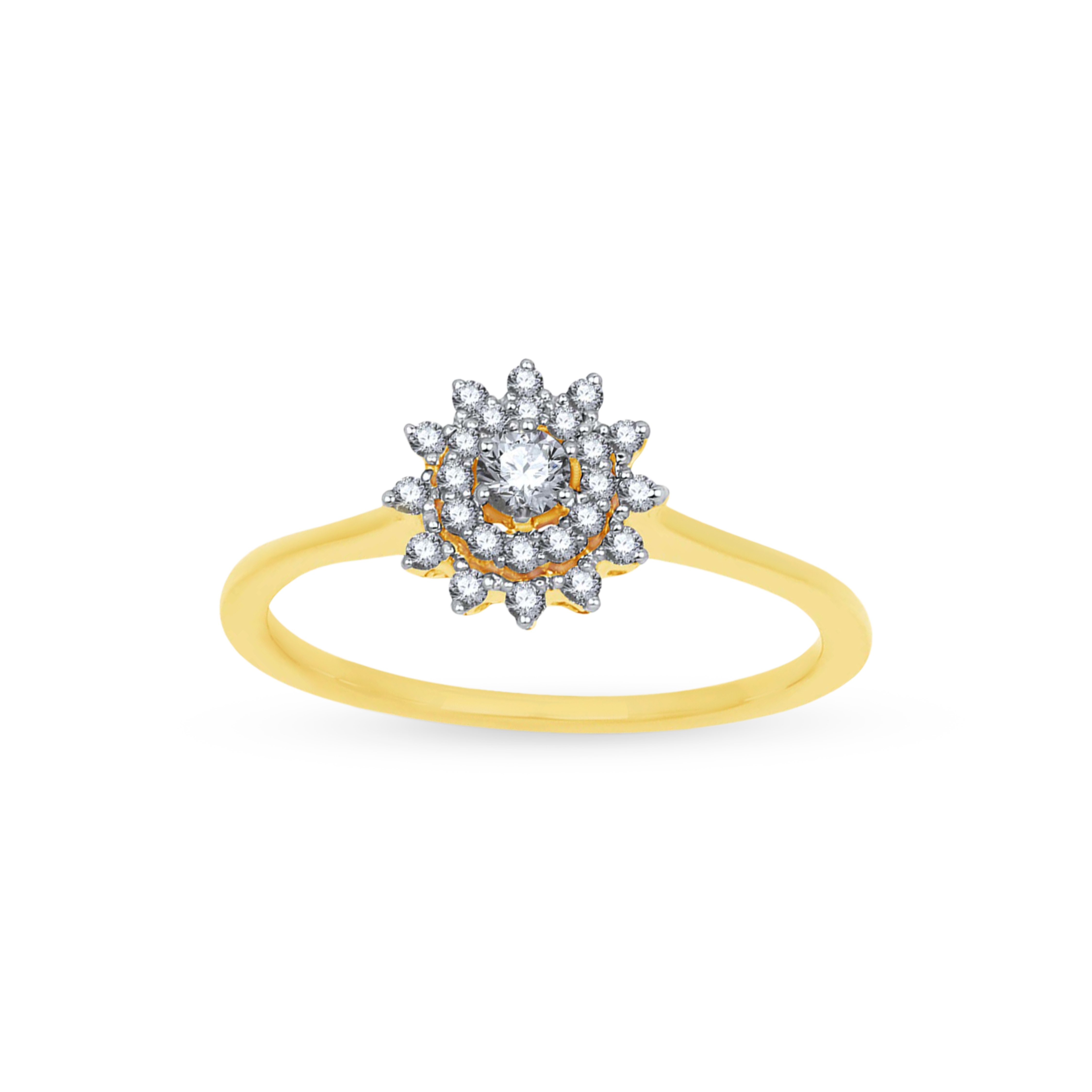 Buy Sleek Design with Sparkling Diamond Ring |GRT Jewellers