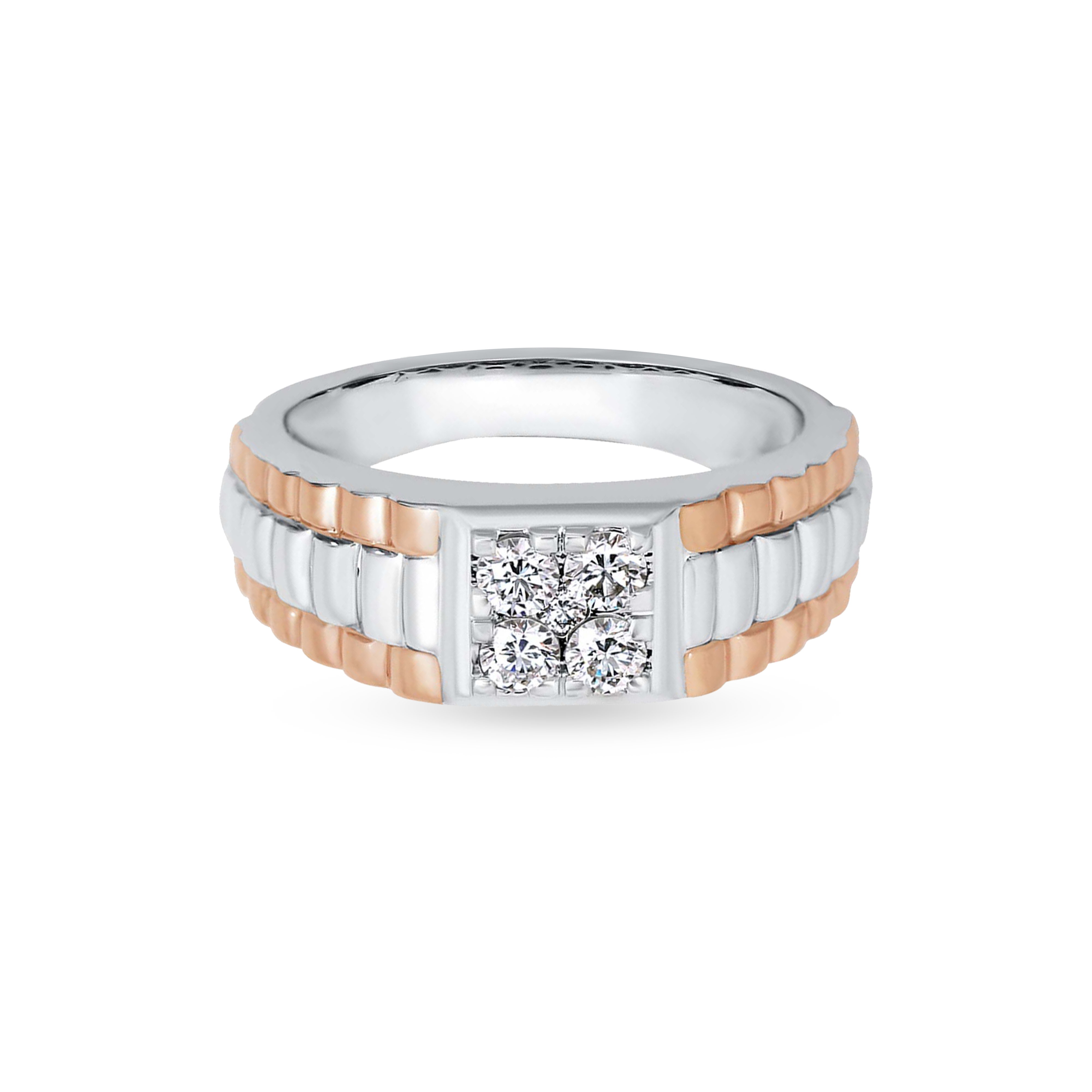 Buy Dual Finish Design Diamond Ring |GRT Jewellers