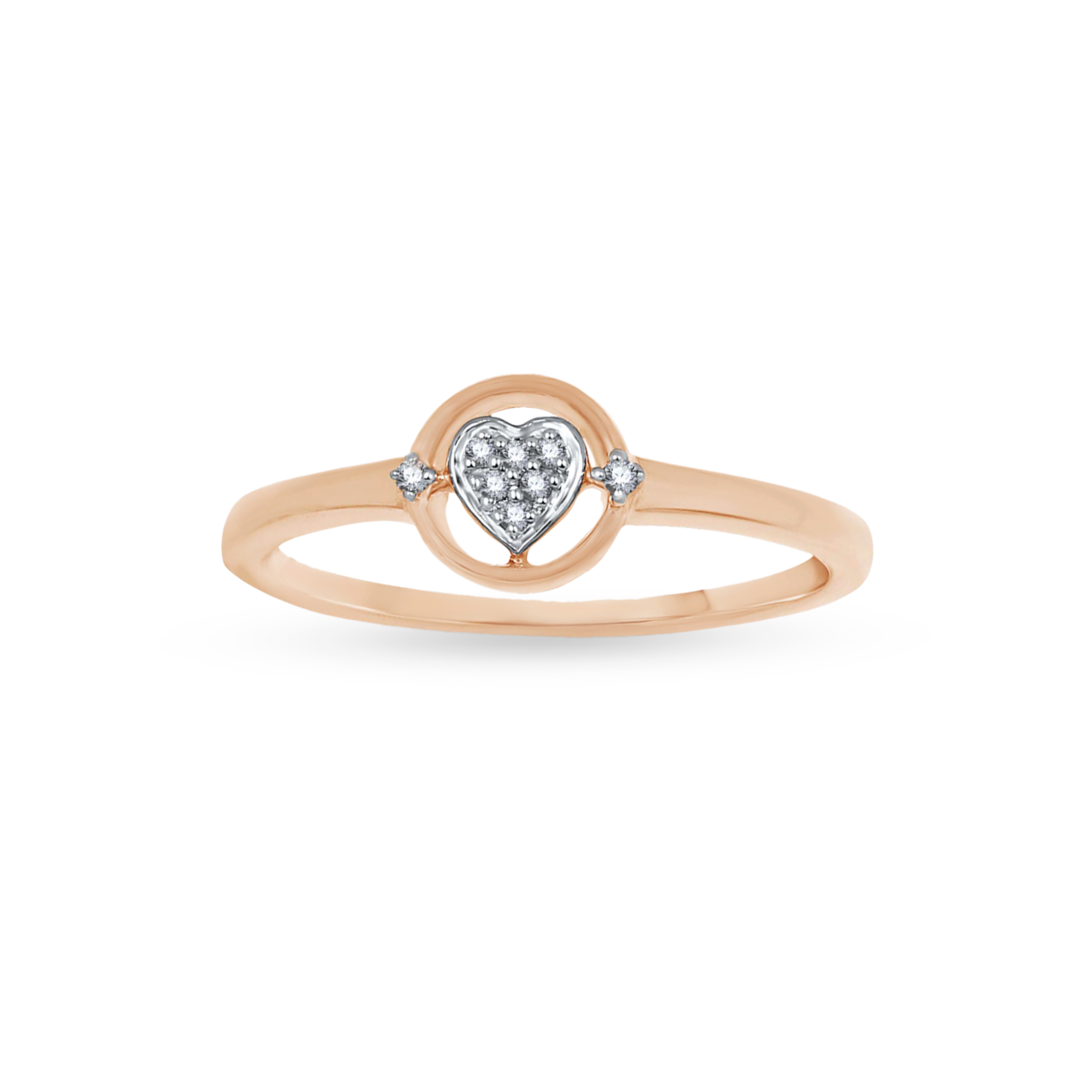 Buy Glittering Heartine Design Diamond Ring |GRT Jewellers