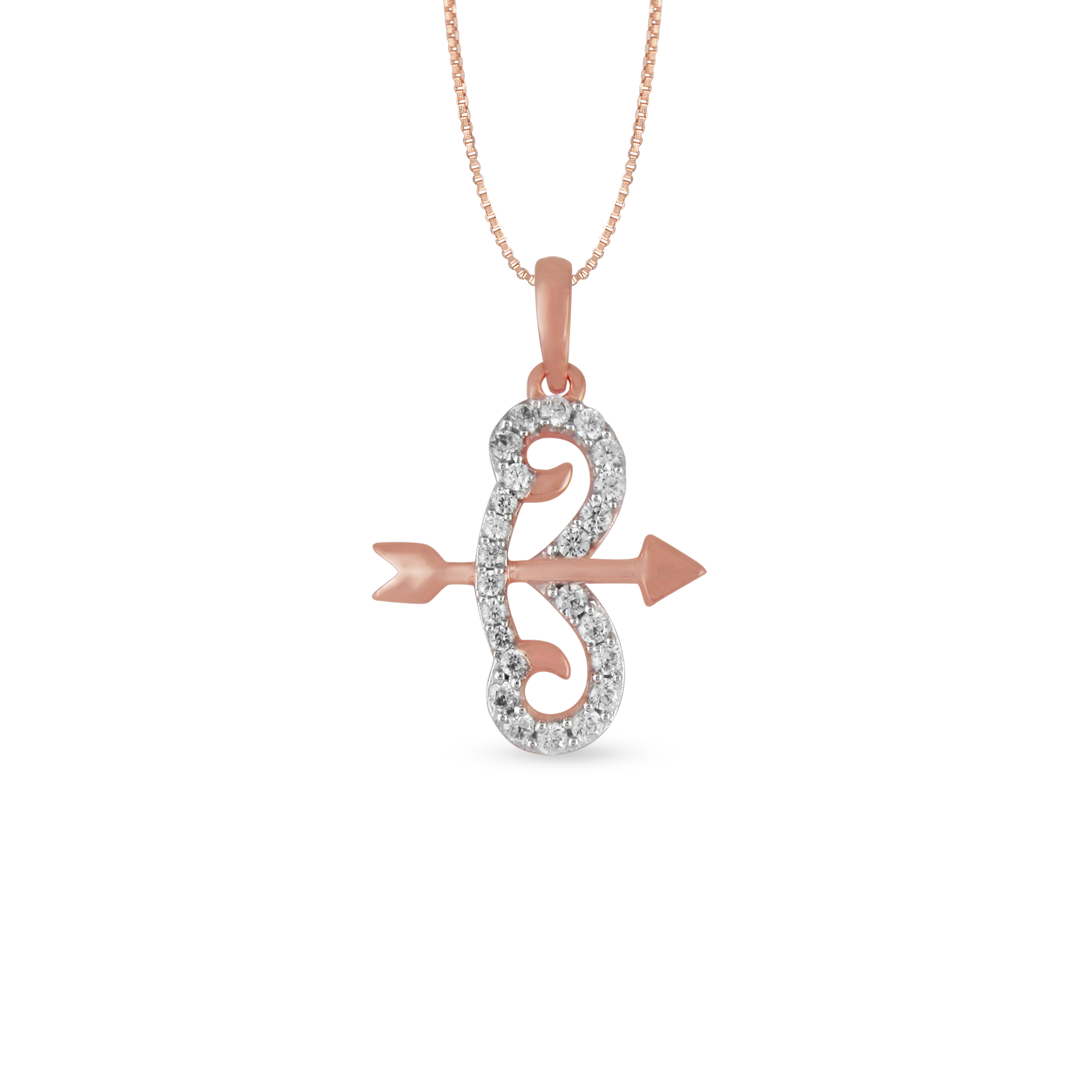 Buy Unique Stellar Bow and Arrow Diamond Pendants |GRT Jewellers