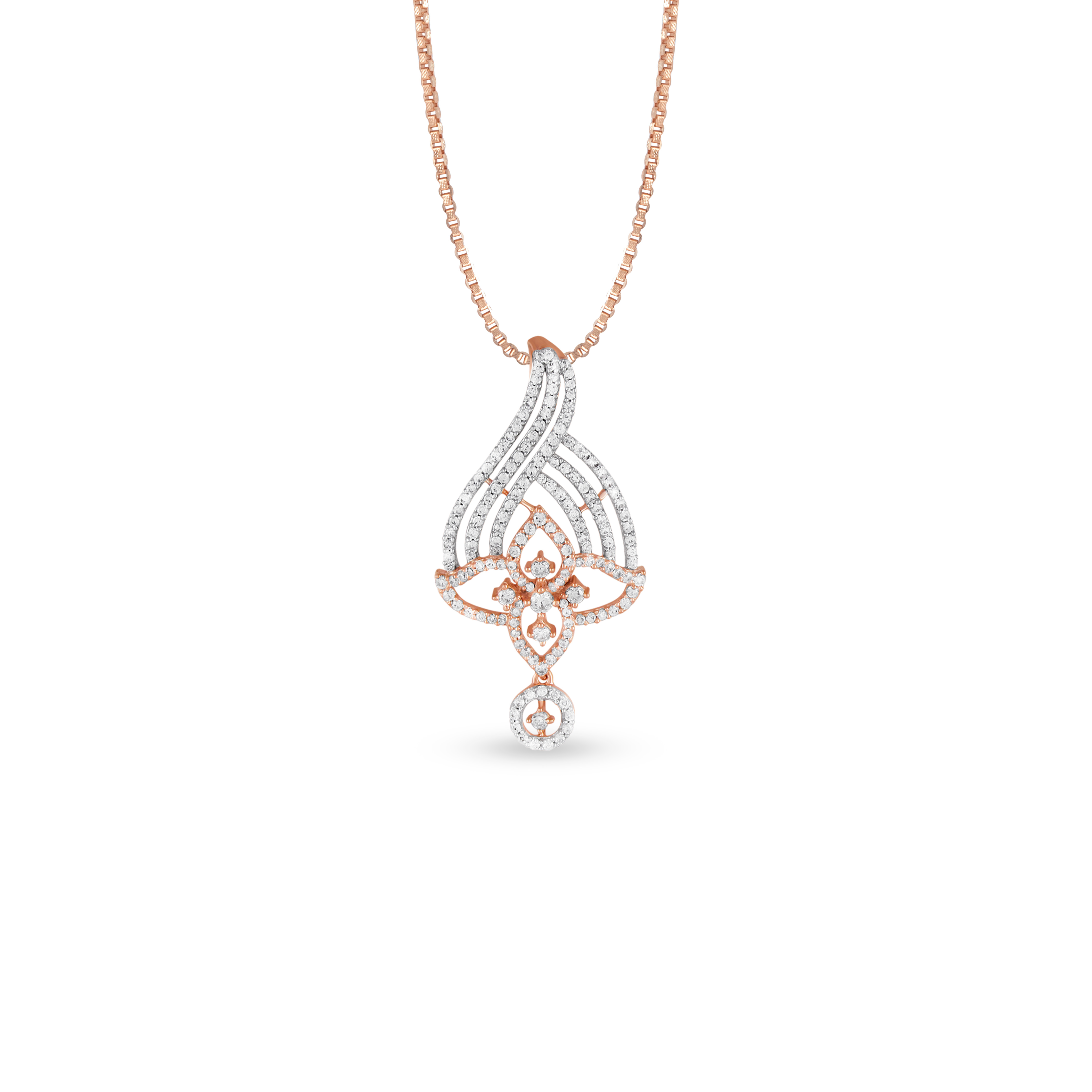 Buy Mesmerizing Floral Diamond Pendants |GRT Jewellers