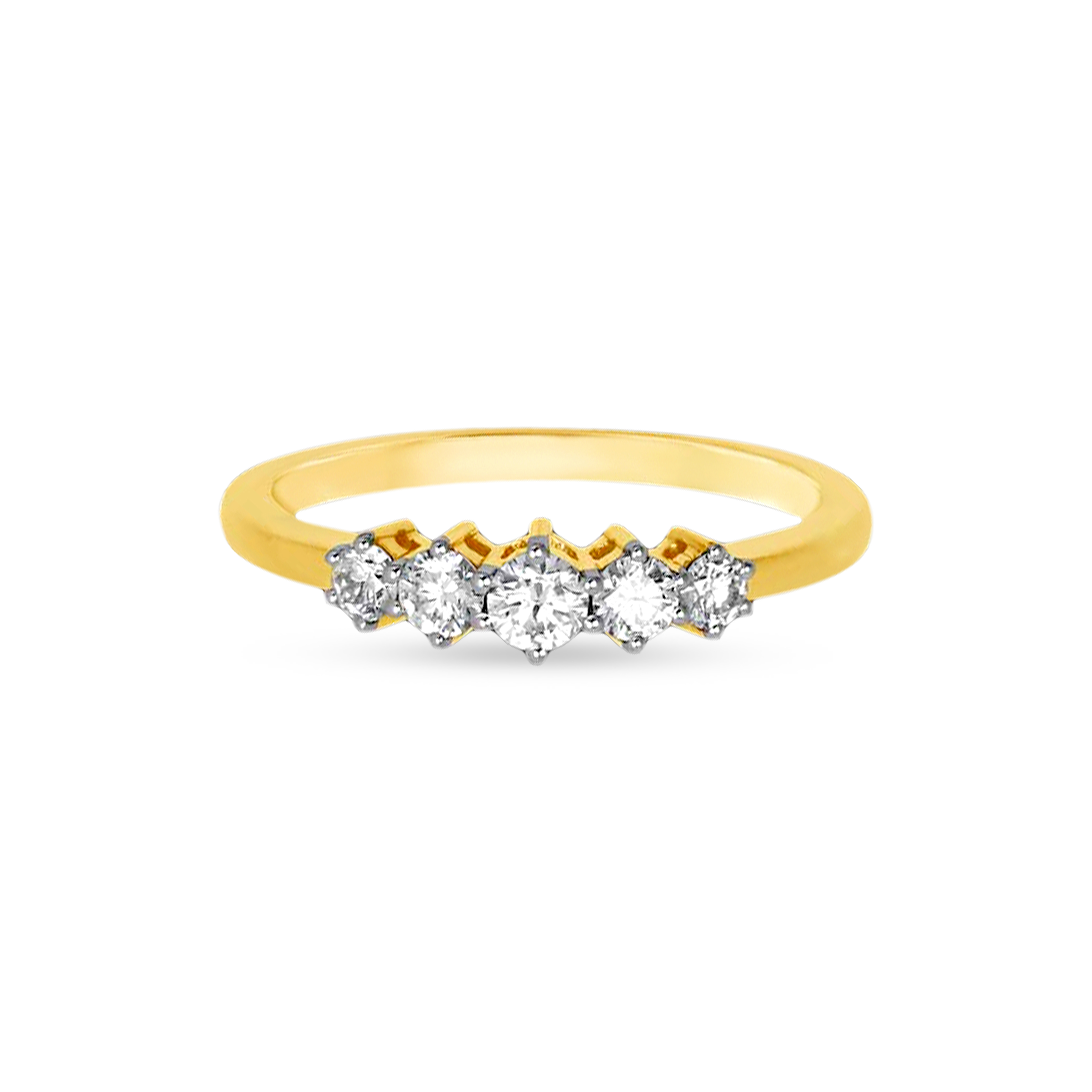 Buy Elegant Quintuple Stone Diamond Rings |GRT Jewellers