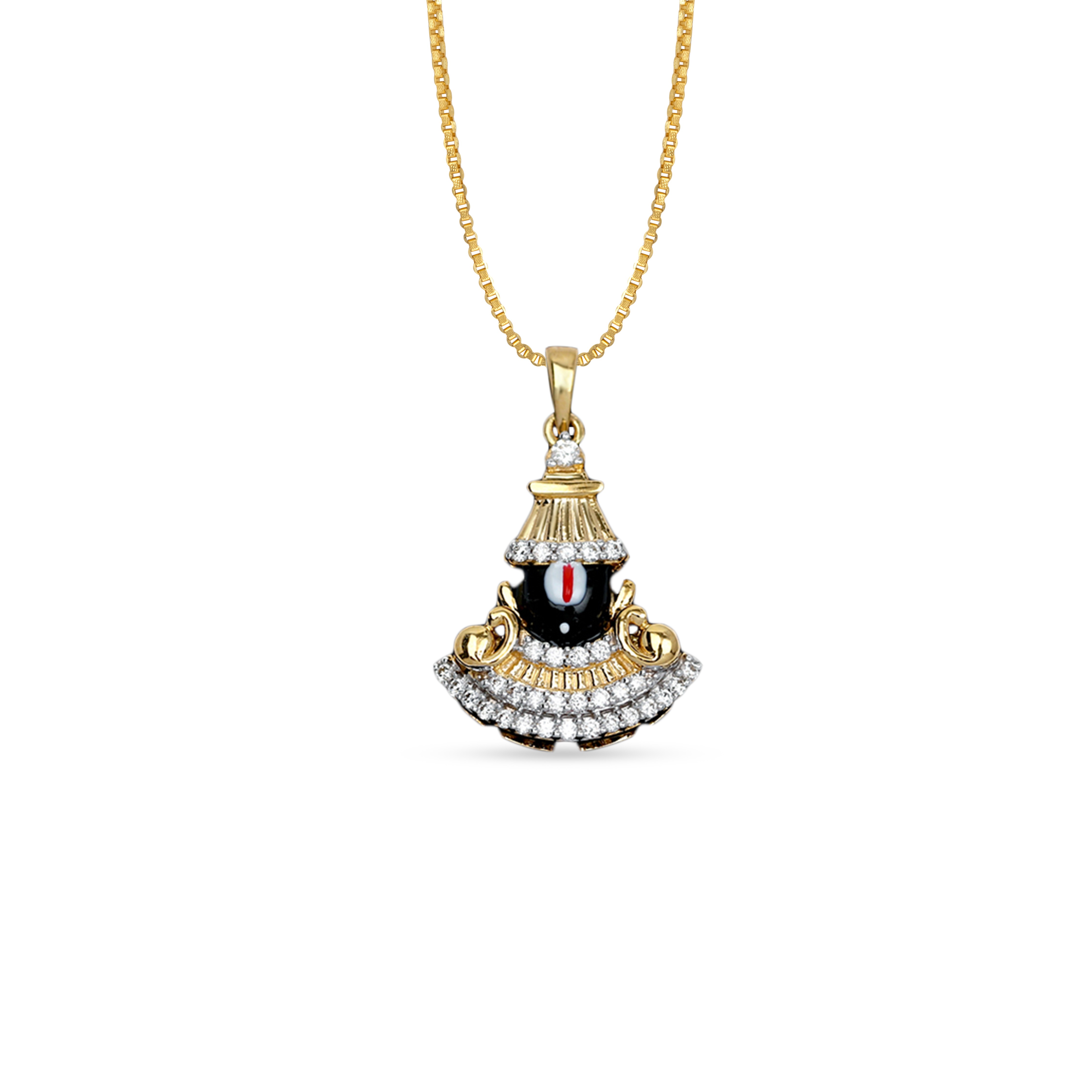 Lord Venkateswara Diamond Pendant Customization 736A001147-1