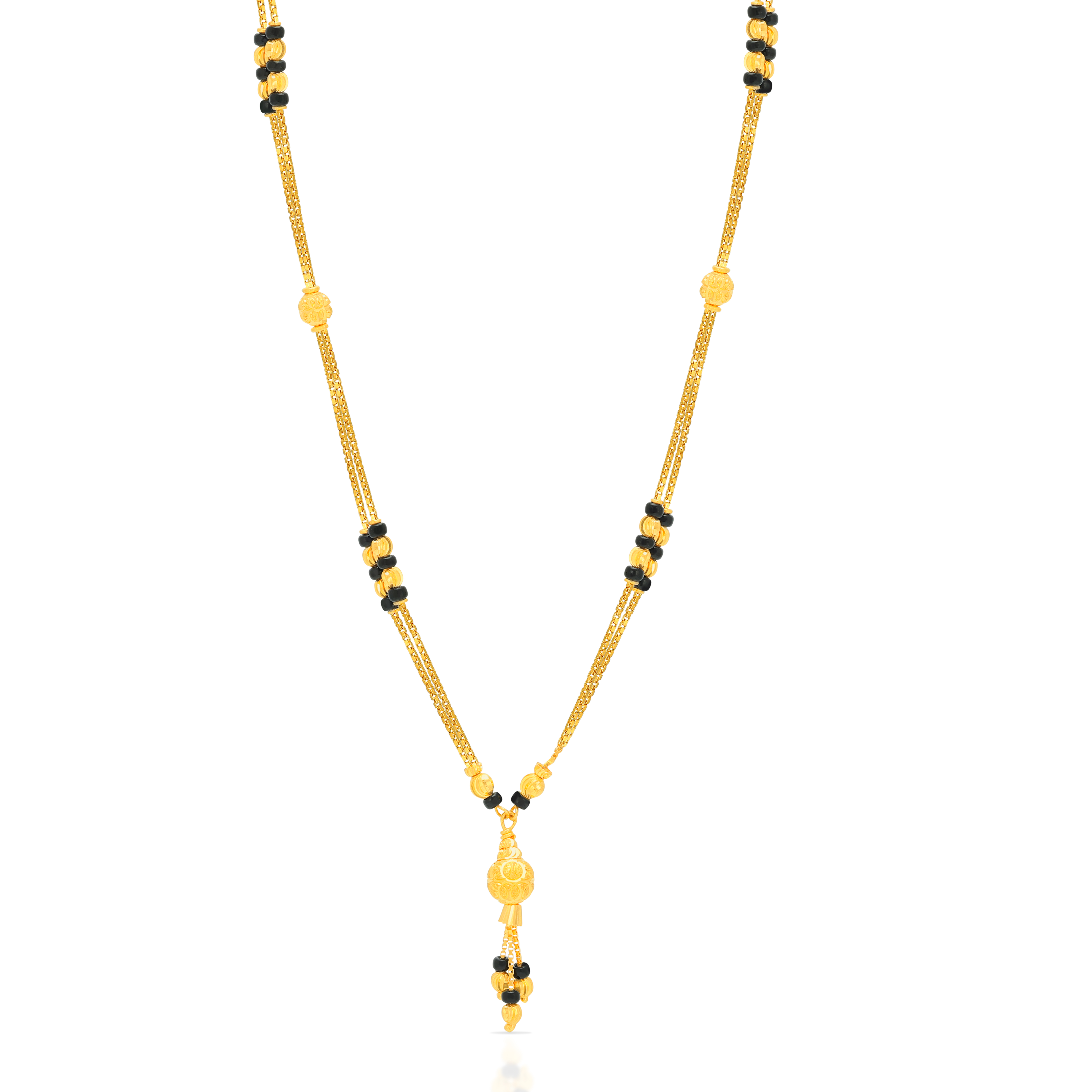 Buy Enticing Double Layer Beaded Gold Mangalsutra |GRT Jewellers
