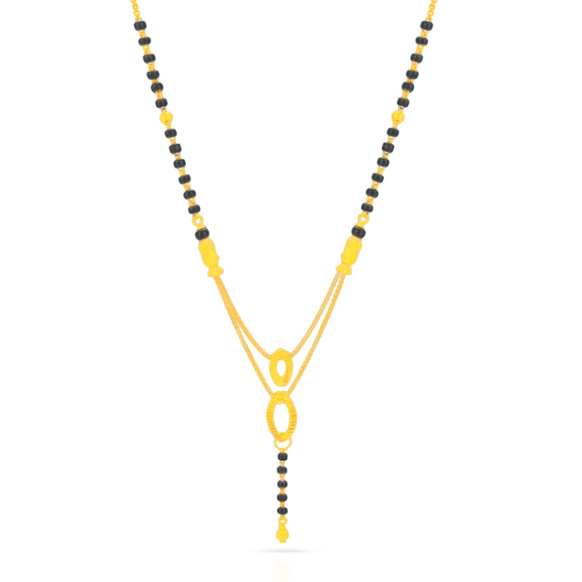 Buy Effulgent Oval Shaped Gold Mangalsutra |GRT Jewellers