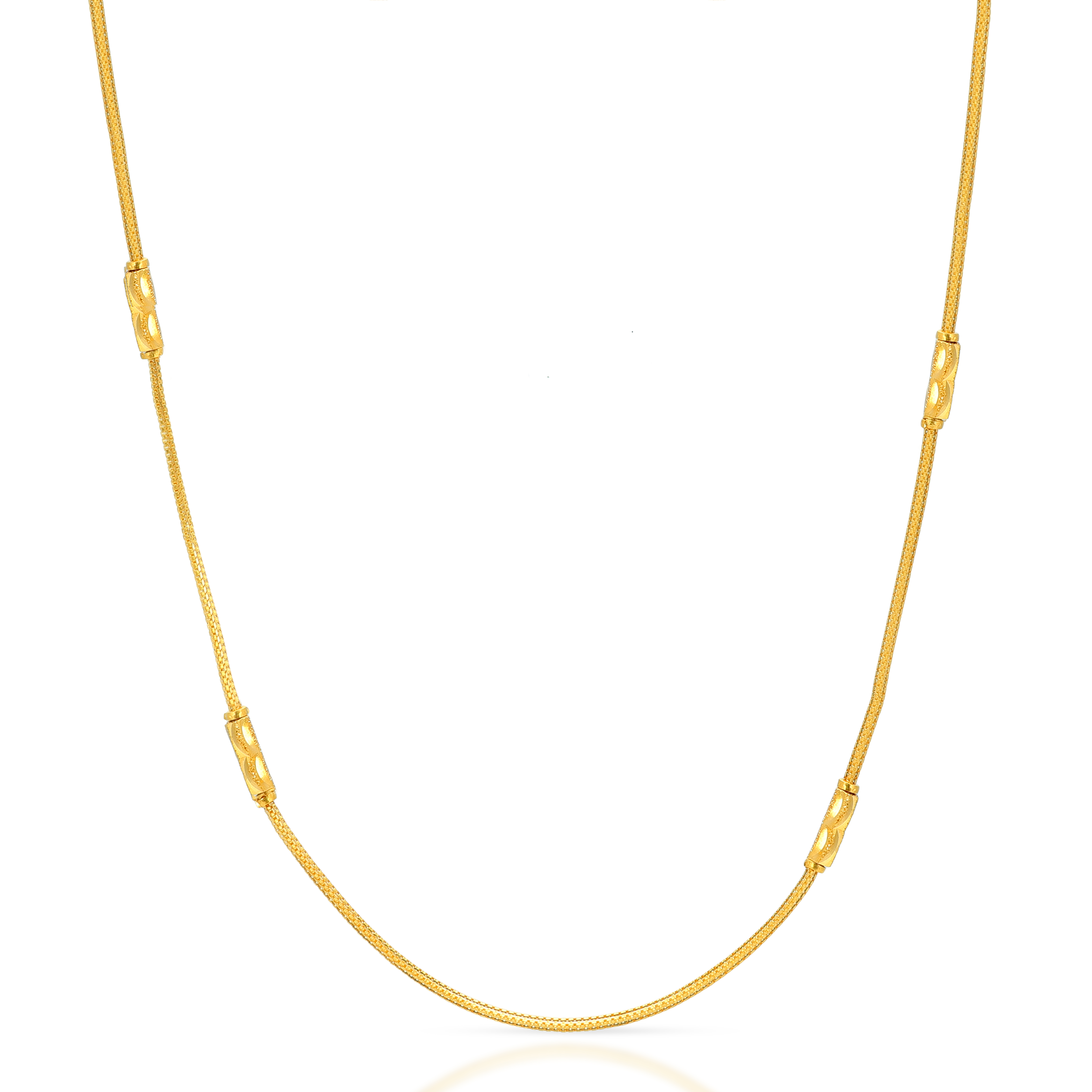 Fancy Sleek Gold Chain