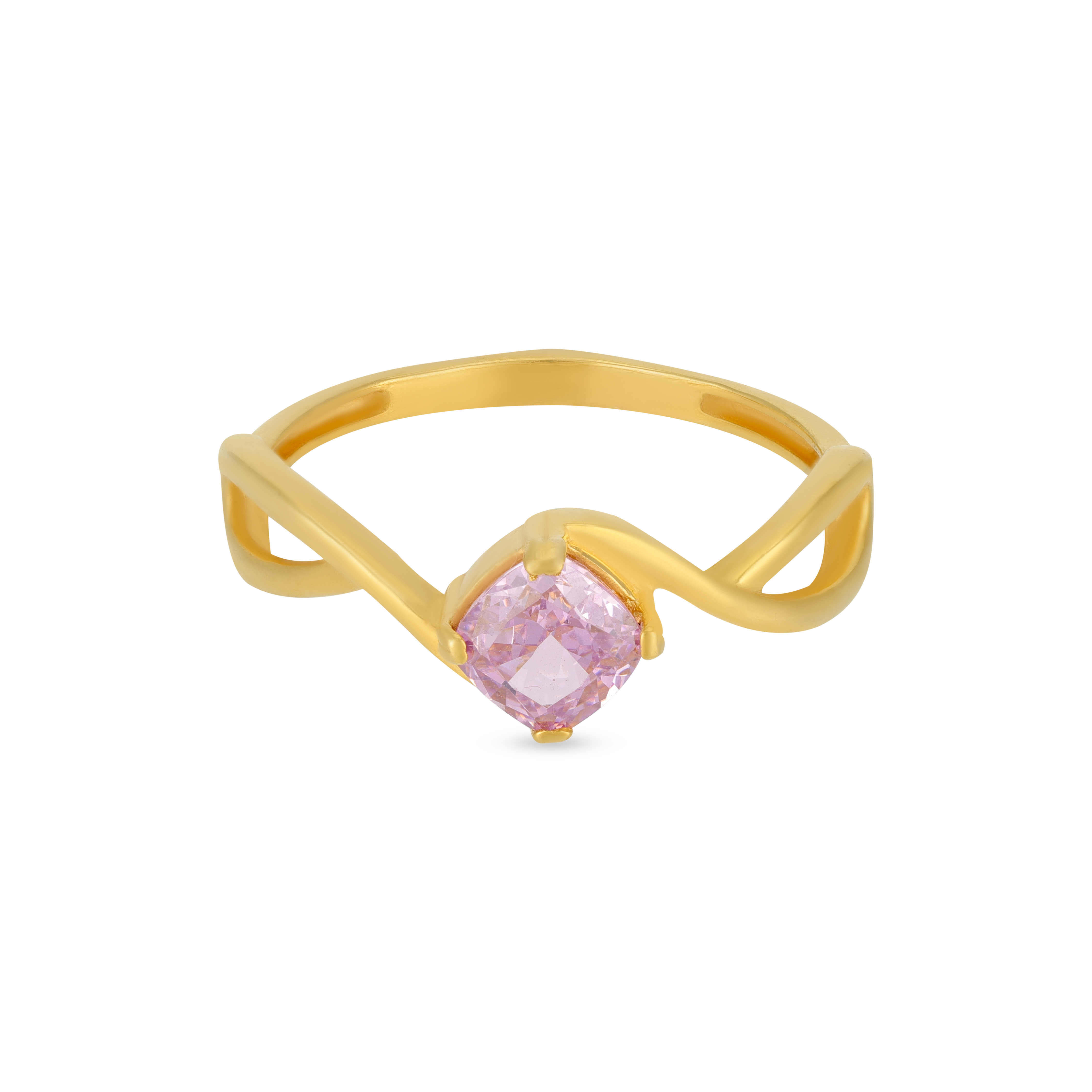 Buy Resplendent Single Stone Gold Ring |GRT Jewellers