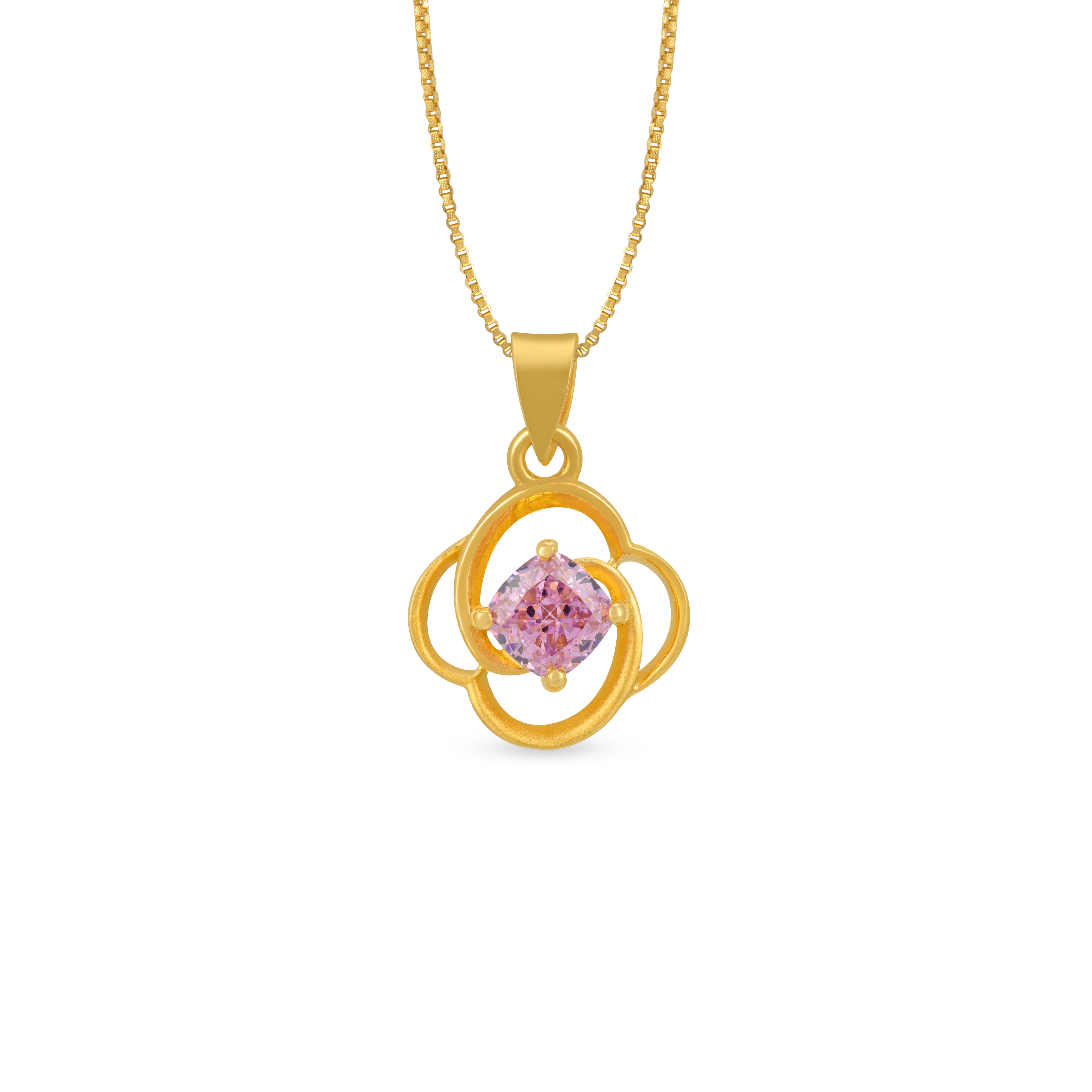 Spectacular Bloom Gold Pendant