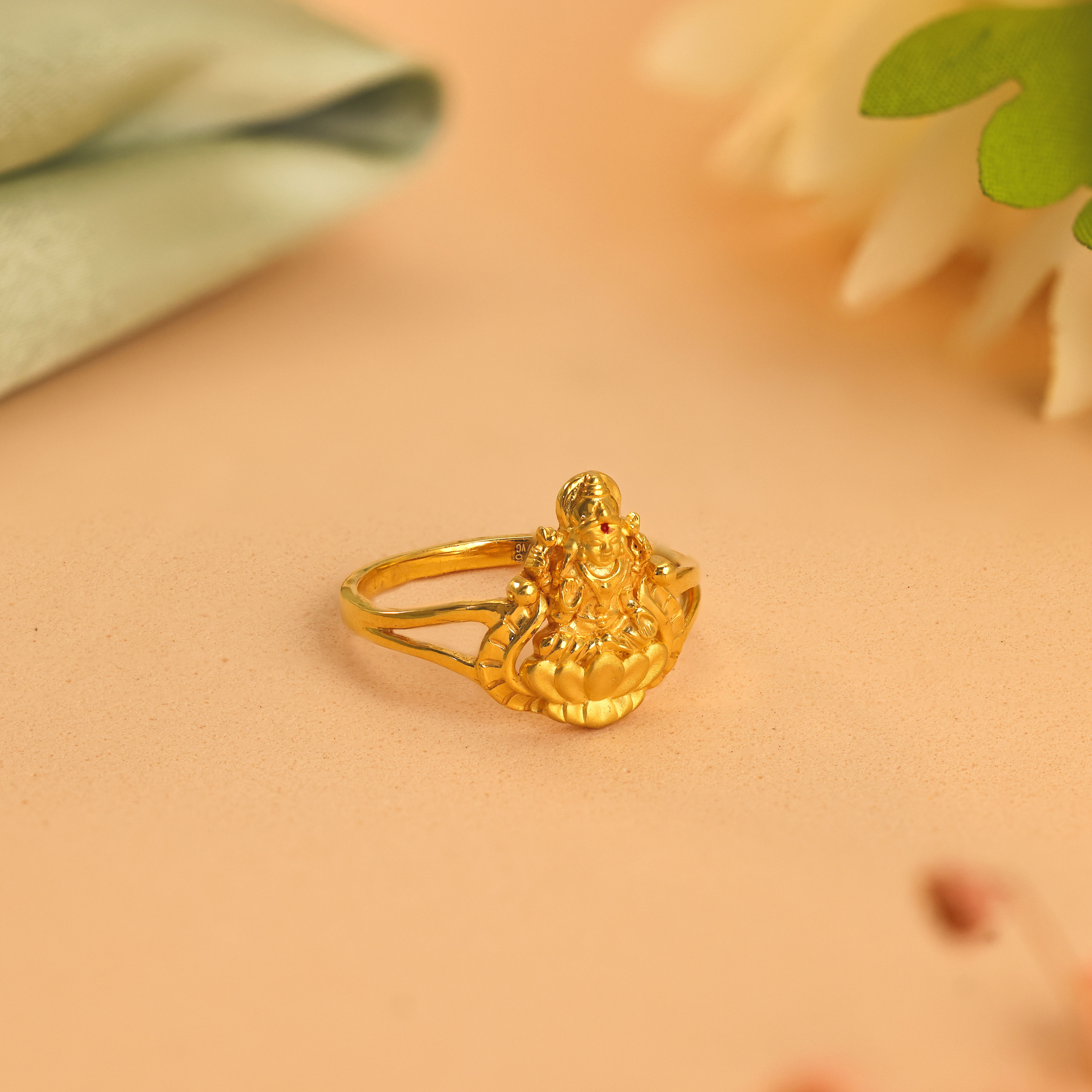 Divine Lakshmi Gold Ring