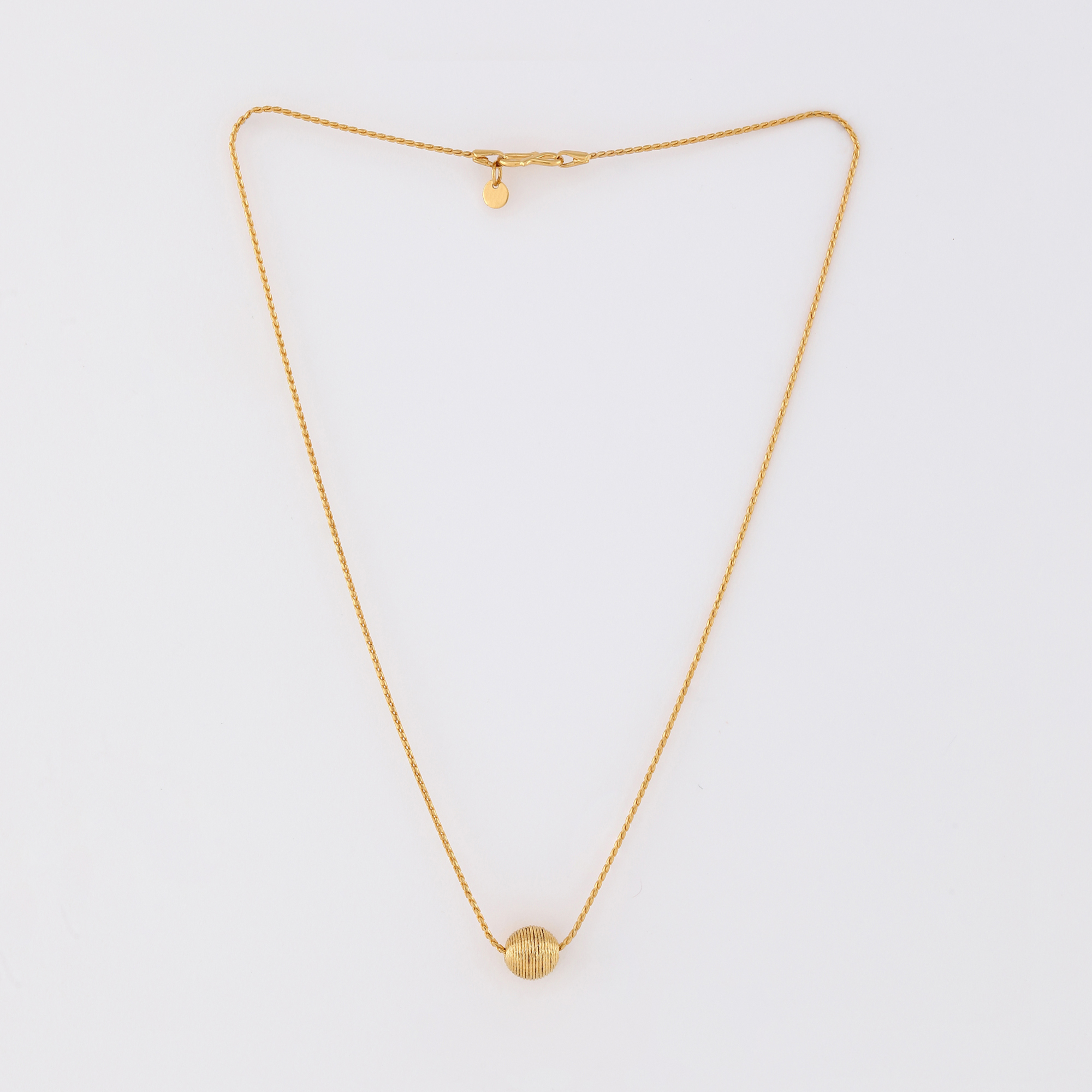 Buy Elegant Swirl Sphere Necklace | GRT Jewellers