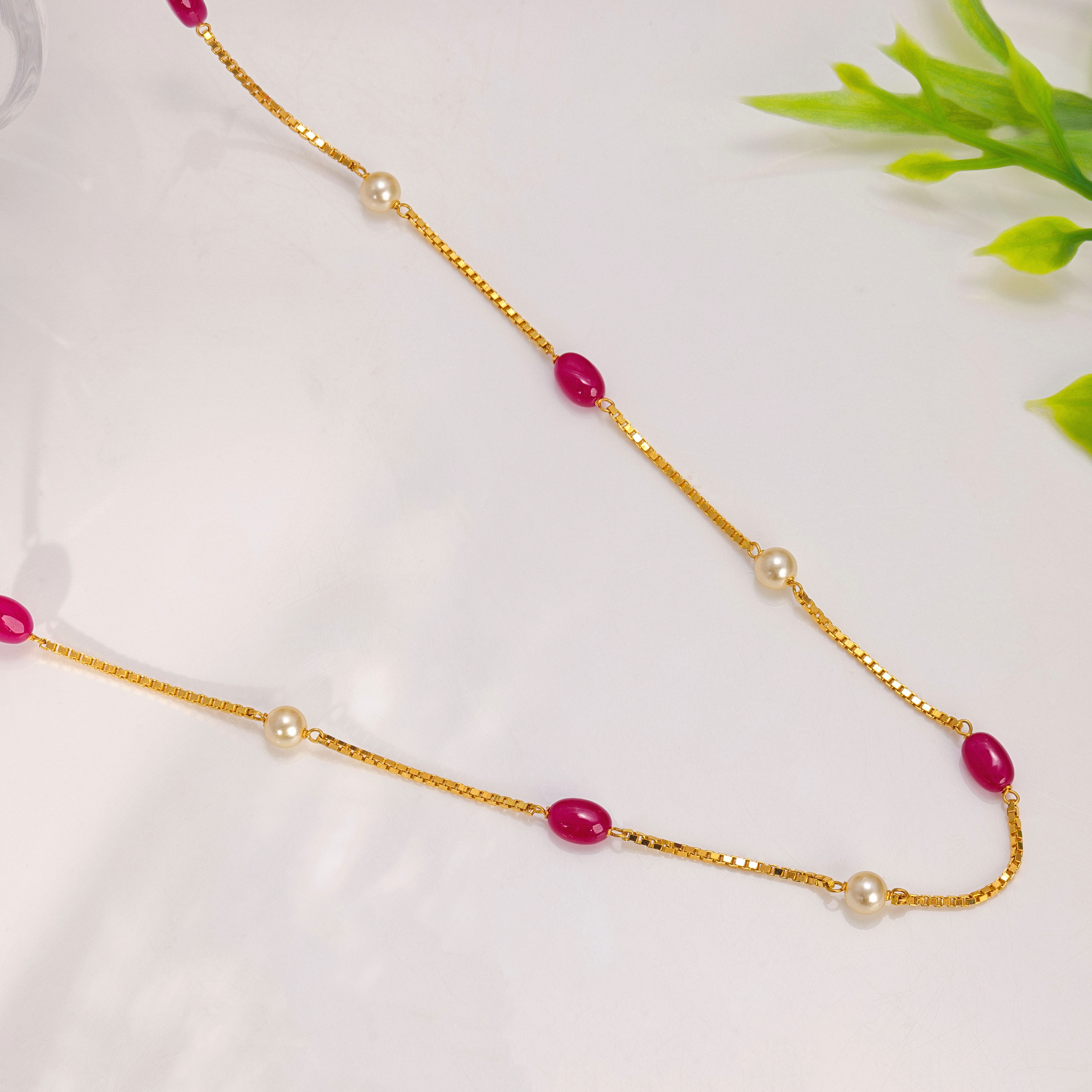 Buy Stunning Contrast Gold Chain | GRT Jewellers