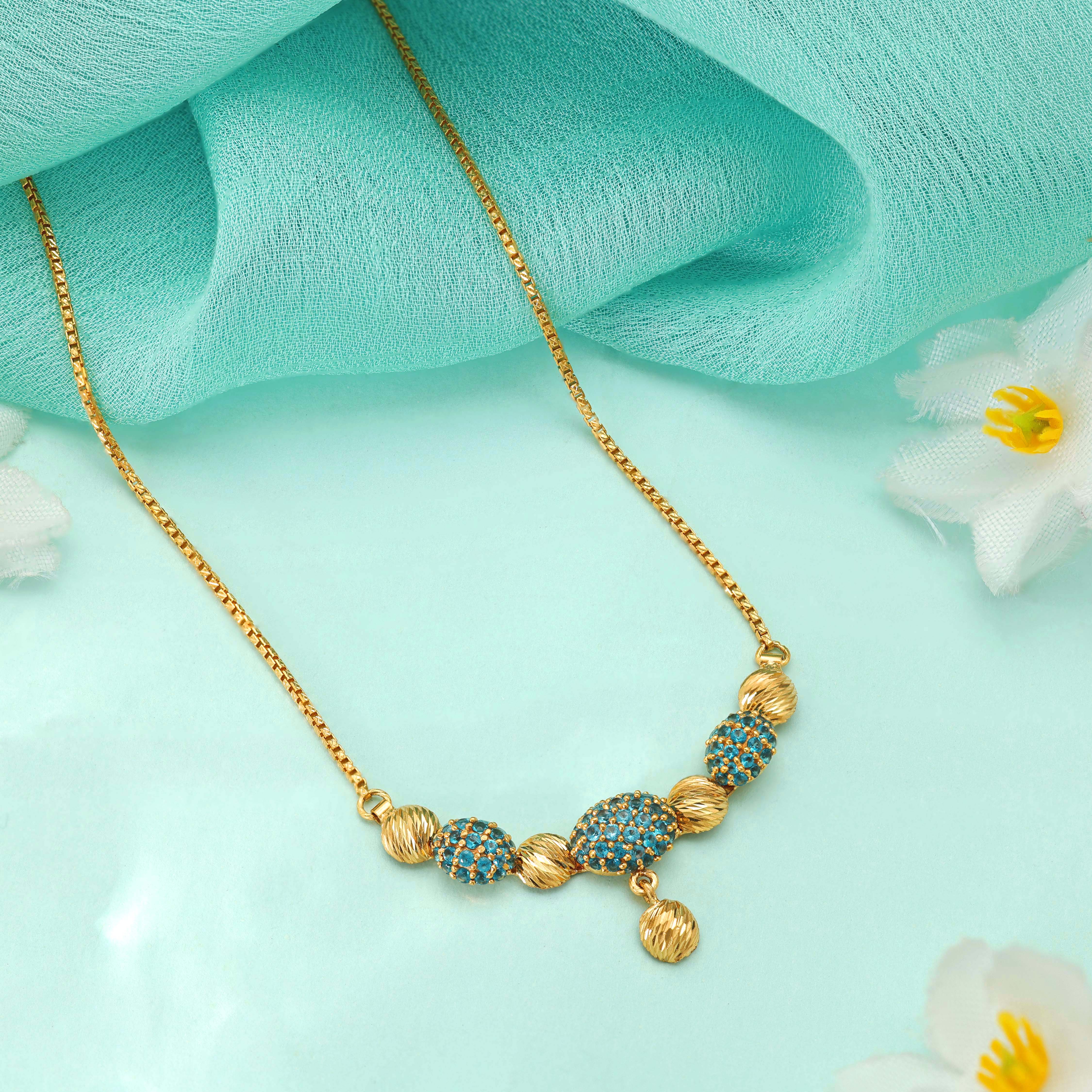Buy Ocean Glint Gold Chain | GRT Jewellers